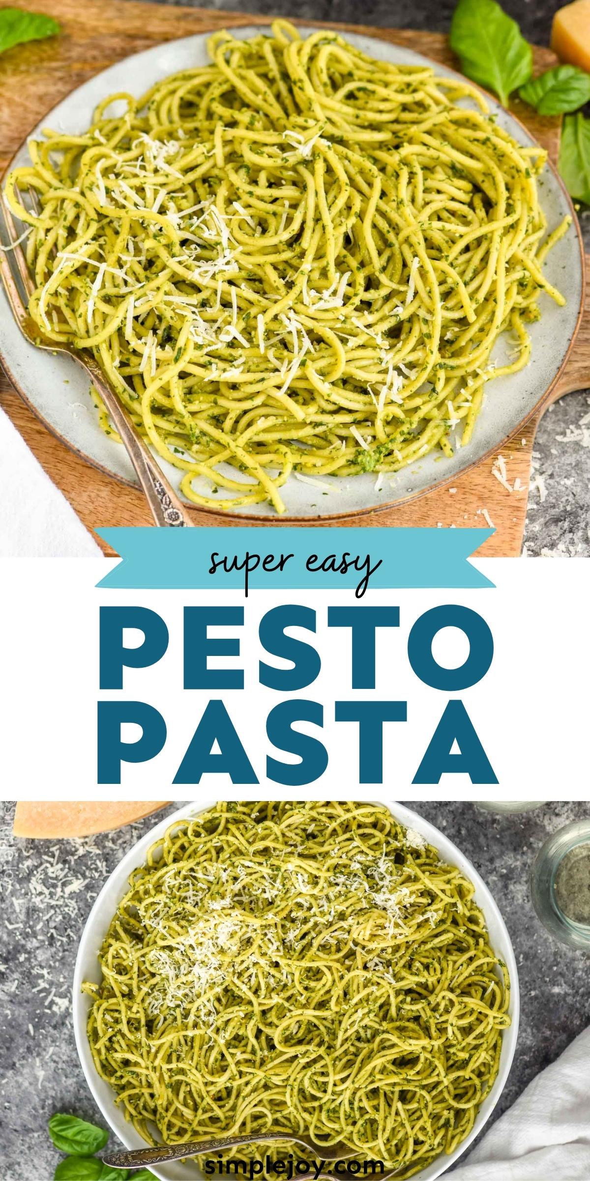 Pesto Pasta - Simple Joy