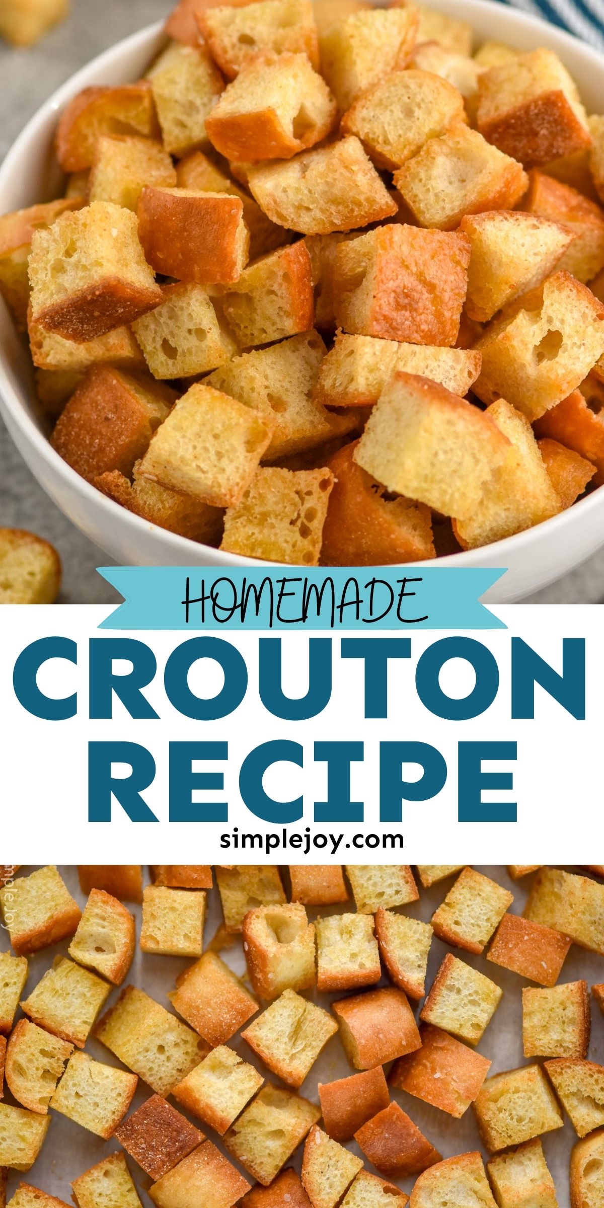 Homemade Croutons - Simple Joy