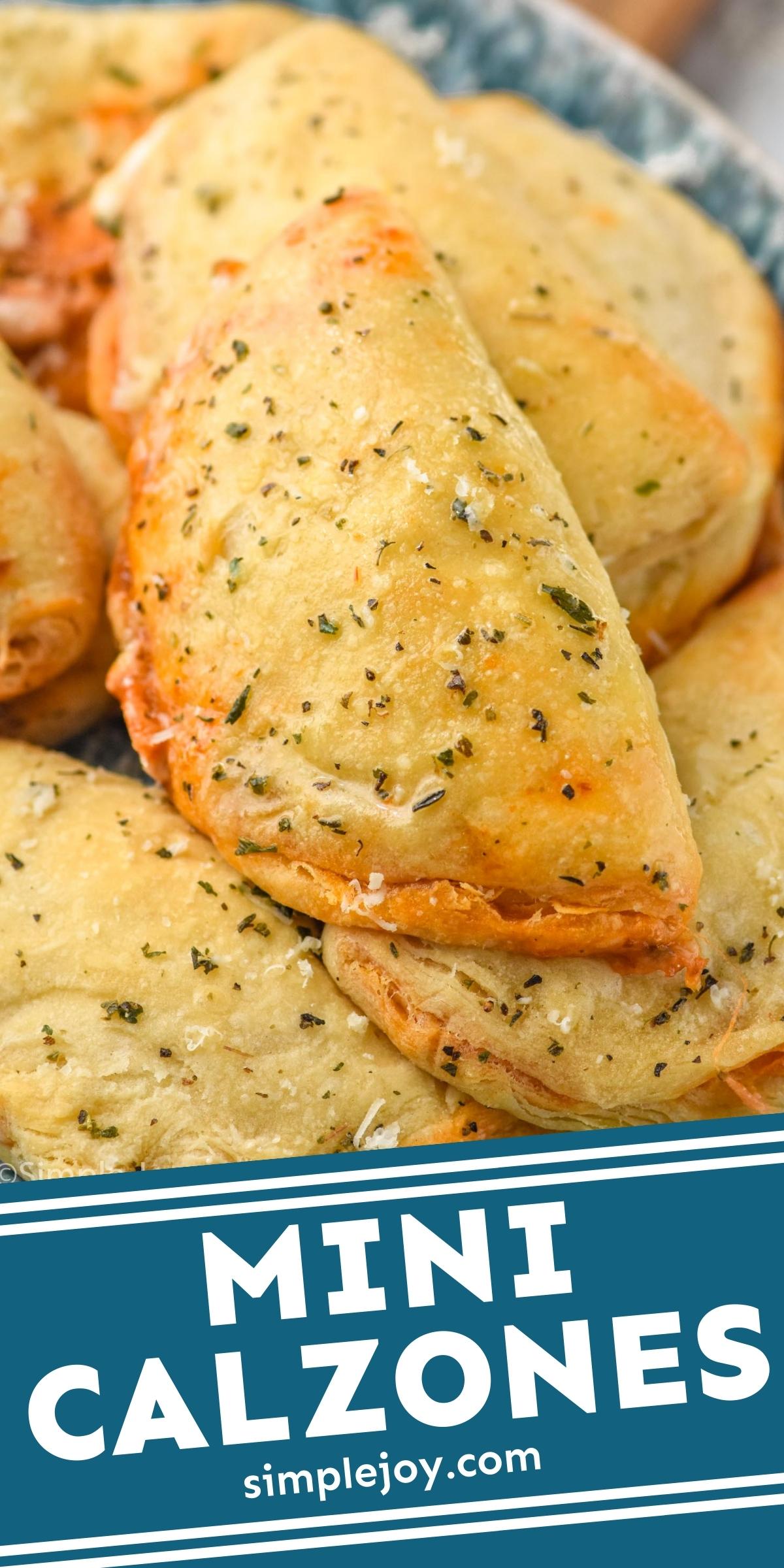 Mini Calzones (15 Minutes!) - Simple Joy