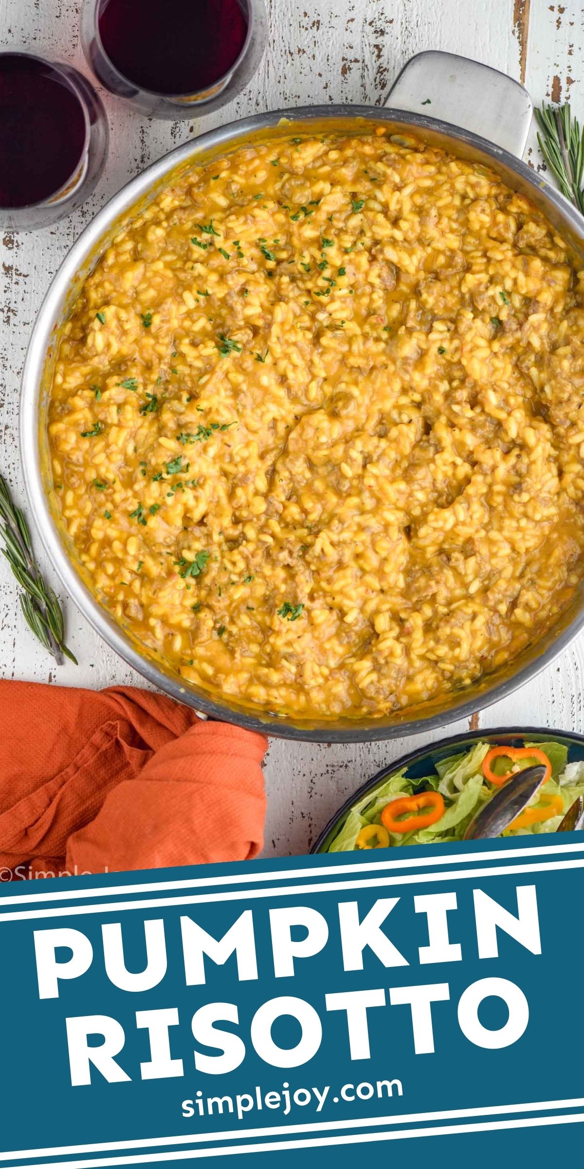 Pumpkin Risotto - Simple Joy