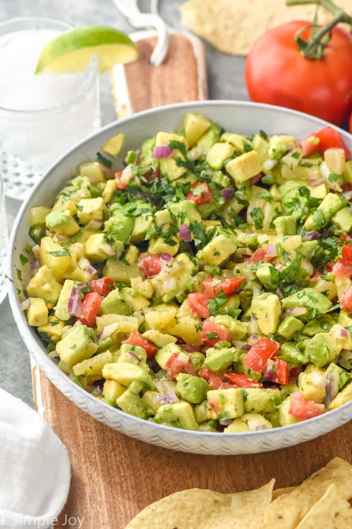 Avocado Salsa - Simple Joy