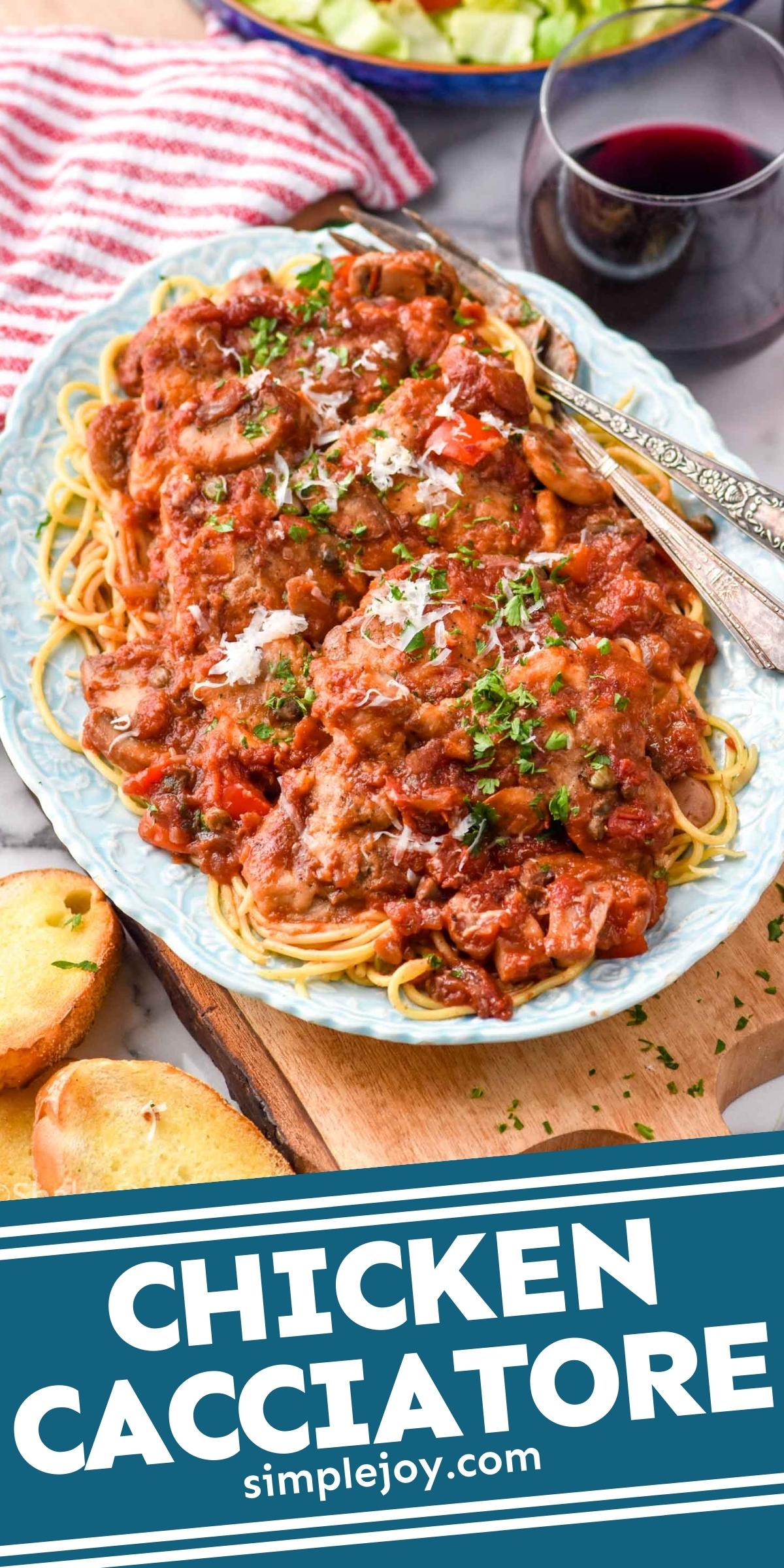 Chicken Cacciatore - Simple Joy