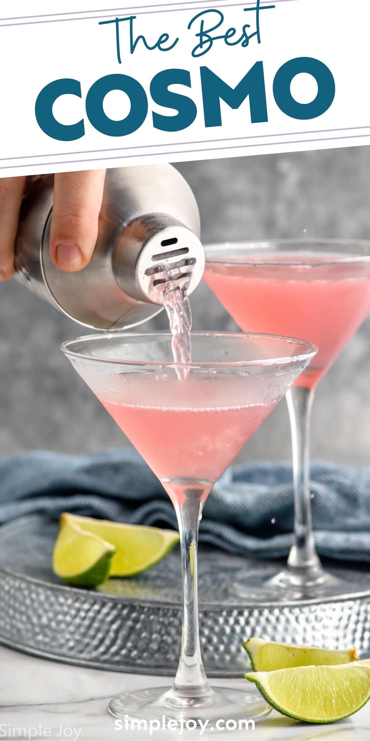 Best Cosmopolitan Drink Recipe - Simple Joy