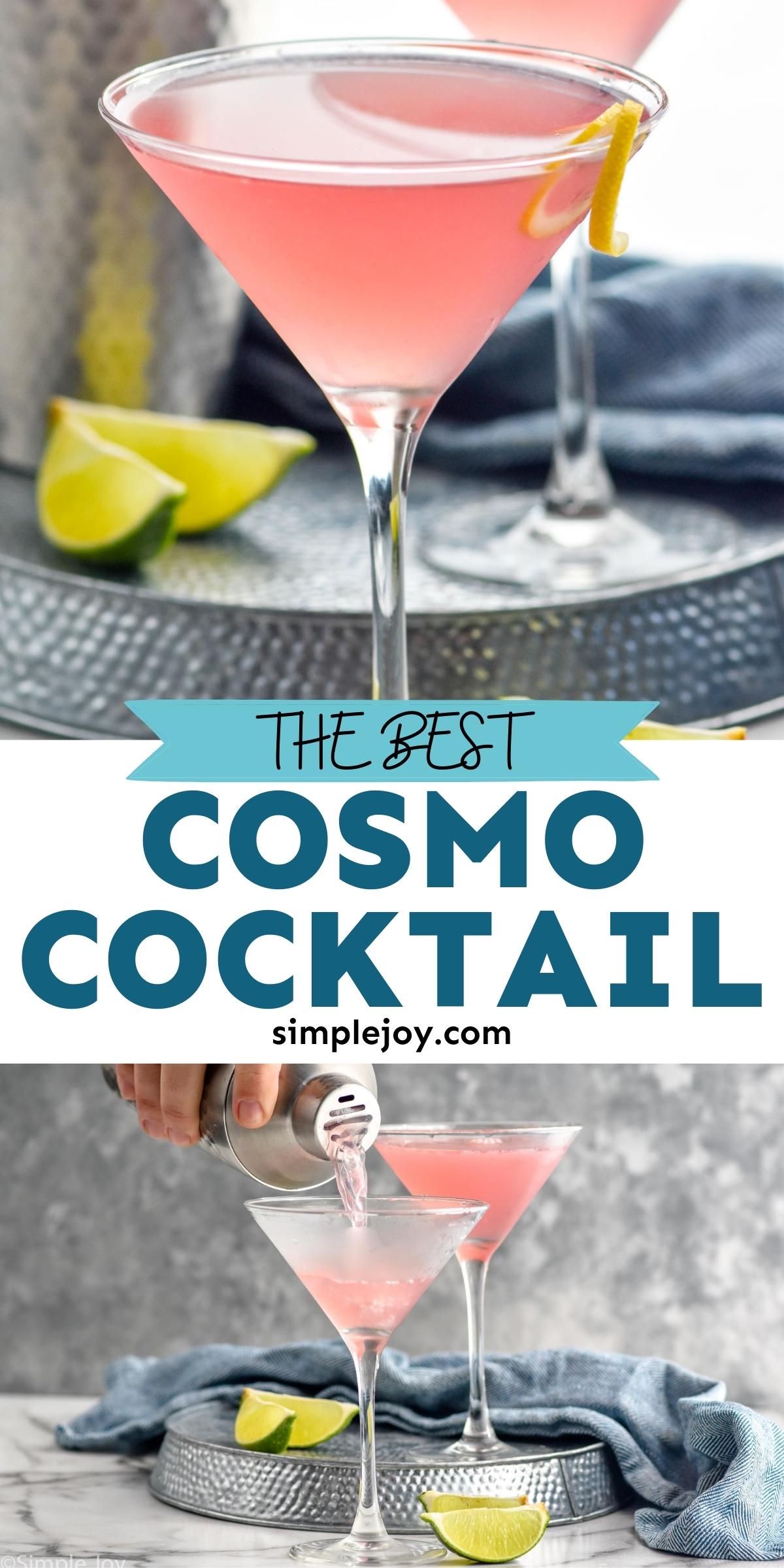 Best Cosmopolitan Drink Recipe - Simple Joy