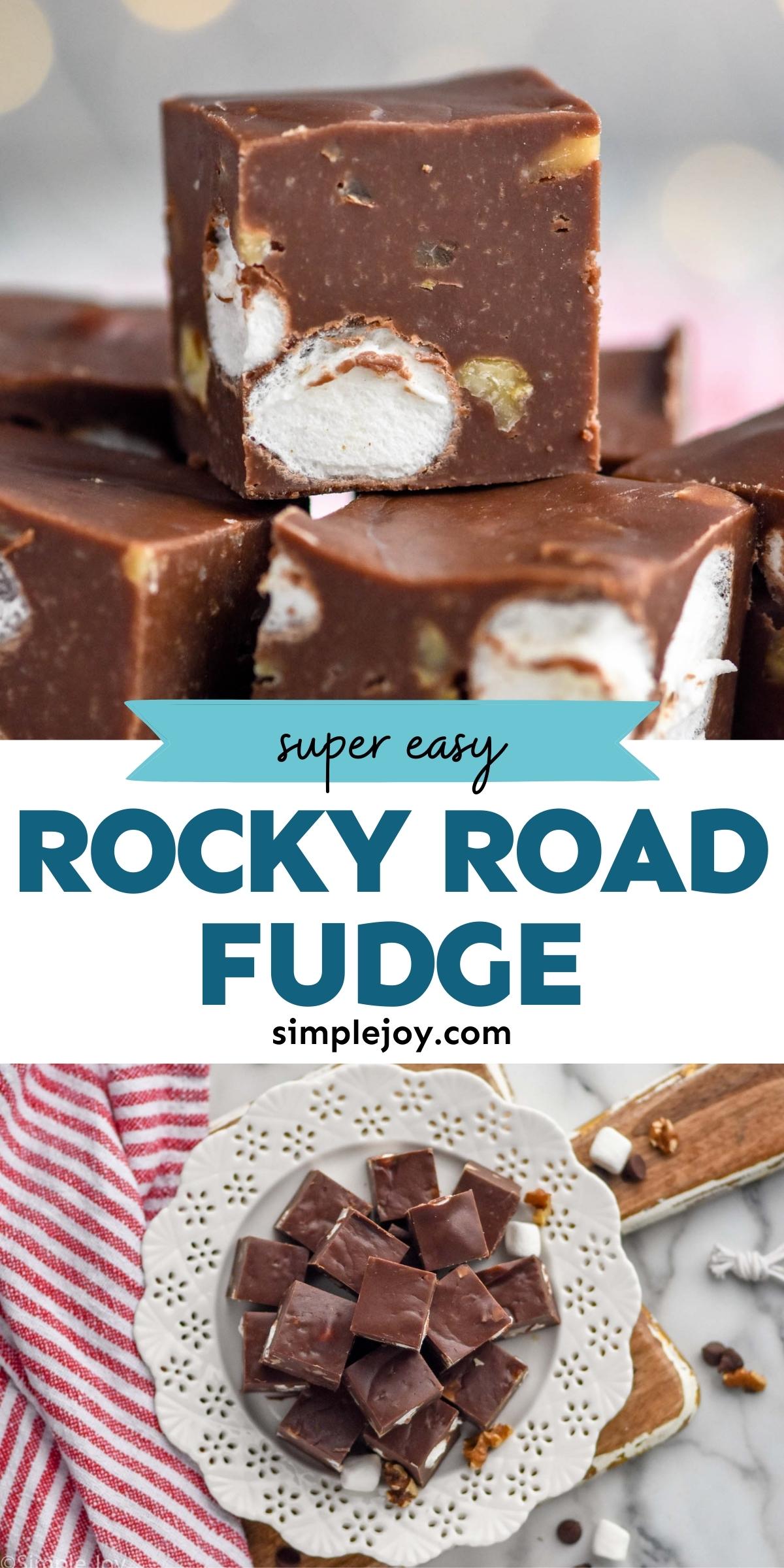 Rocky Road Fudge - Simple Joy