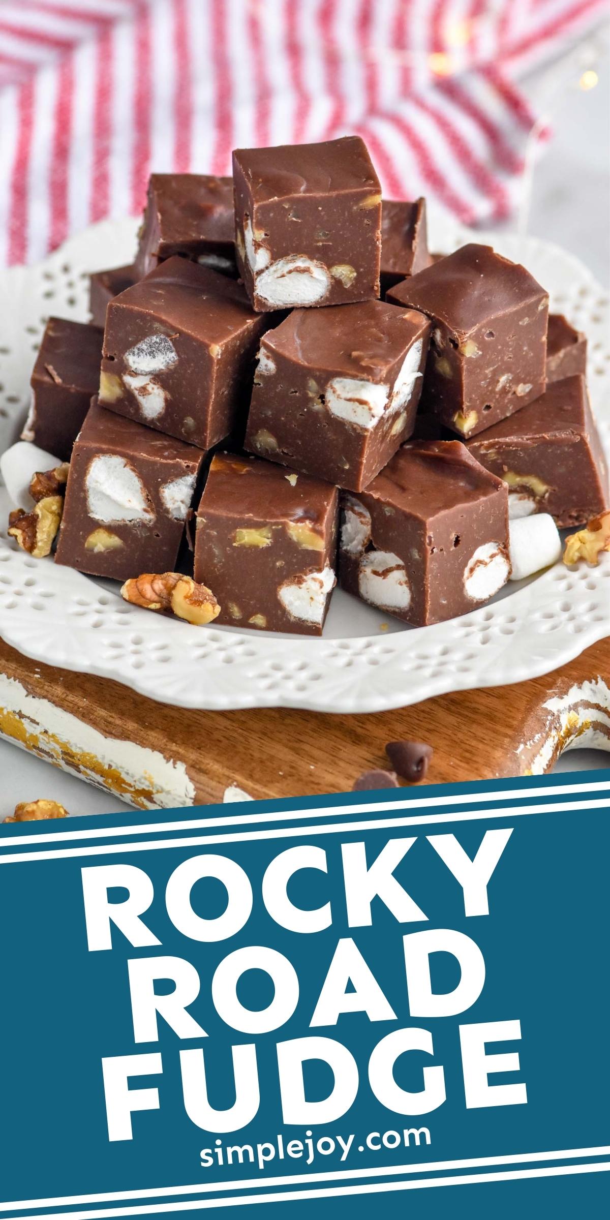 Rocky Road Fudge - Simple Joy