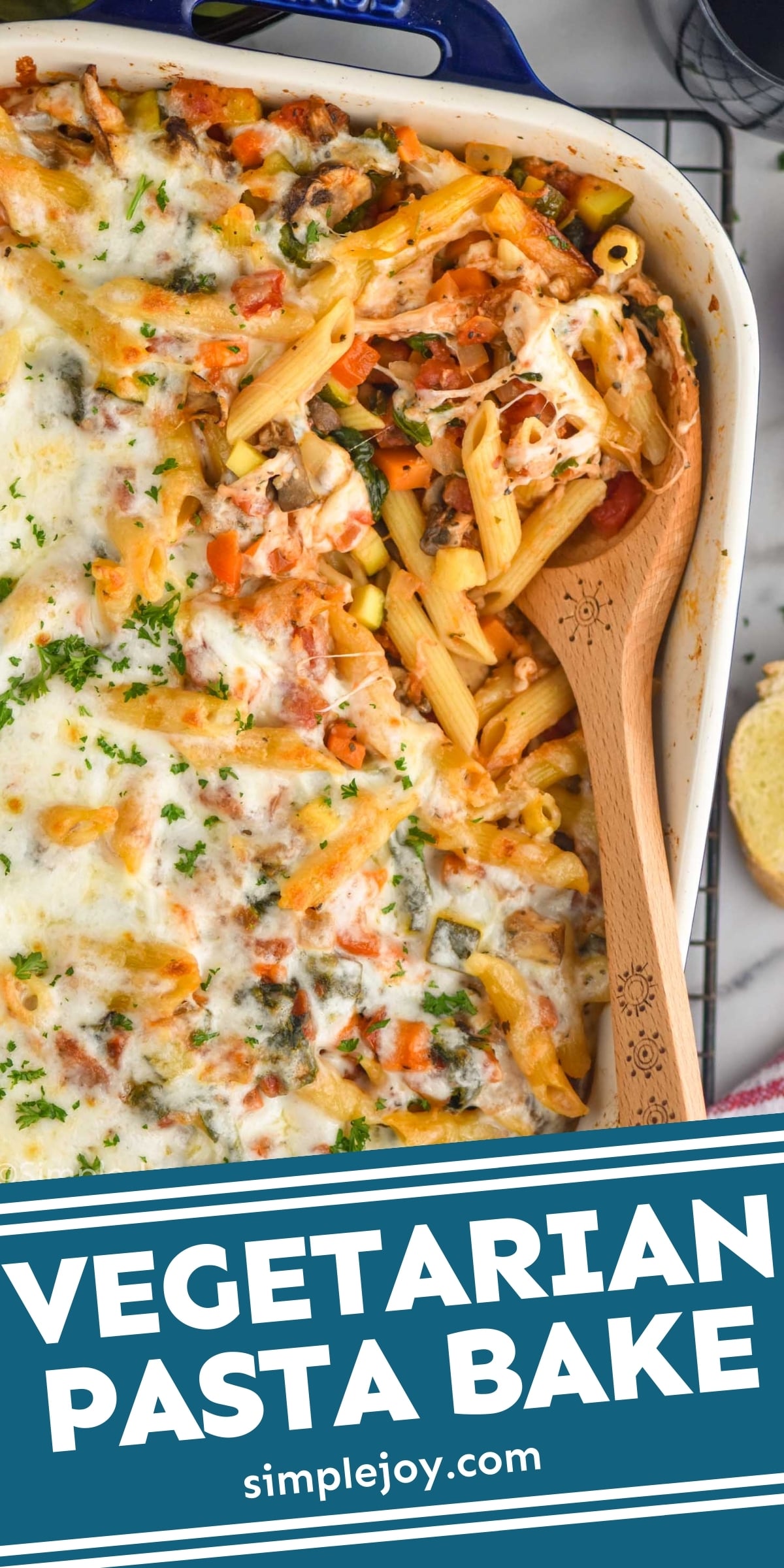 Vegetarian Pasta Bake - Simple Joy