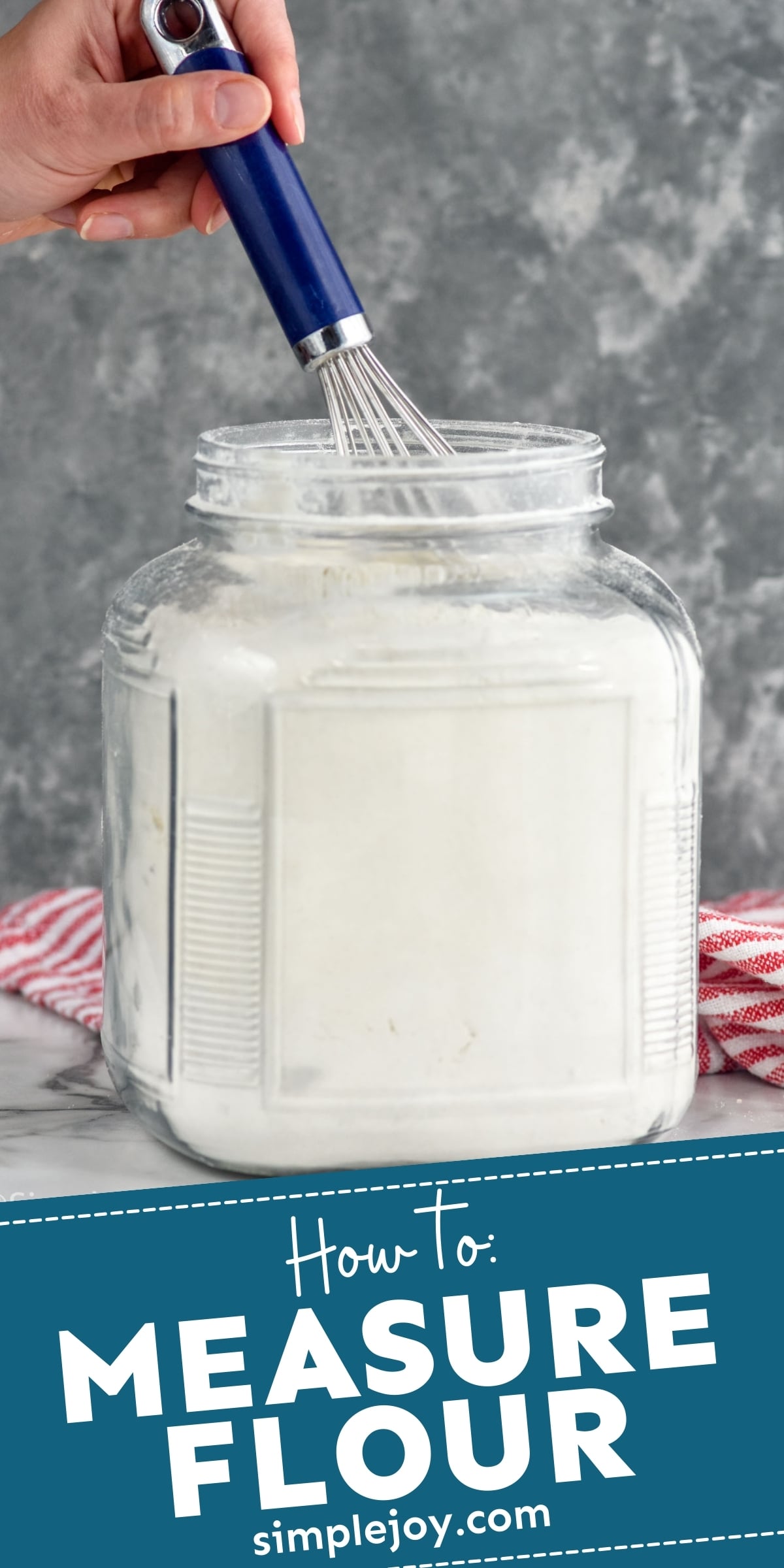 How to Measure Flour - Simple Joy