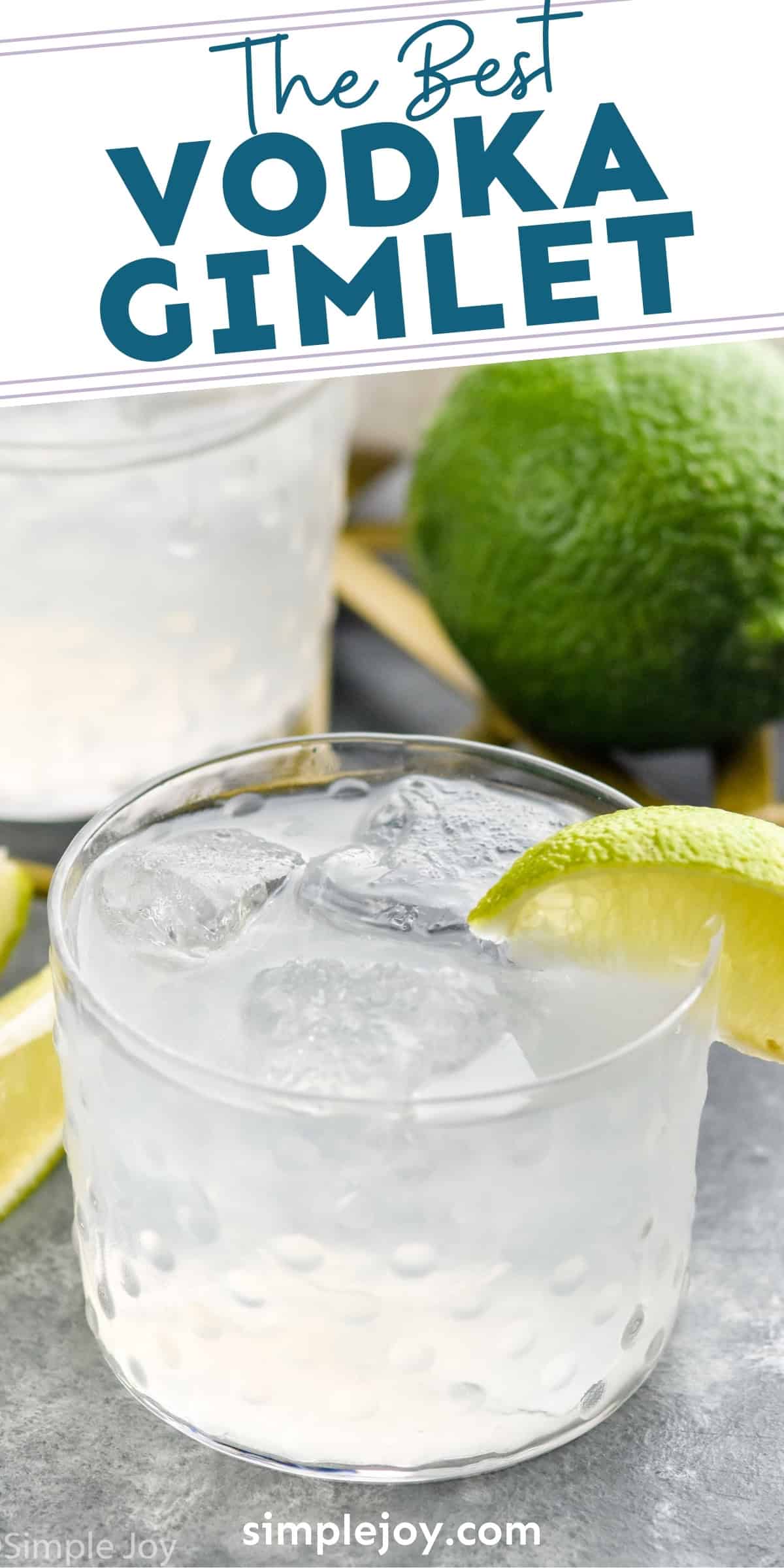 Vodka Gimlet Recipe - Simple Joy