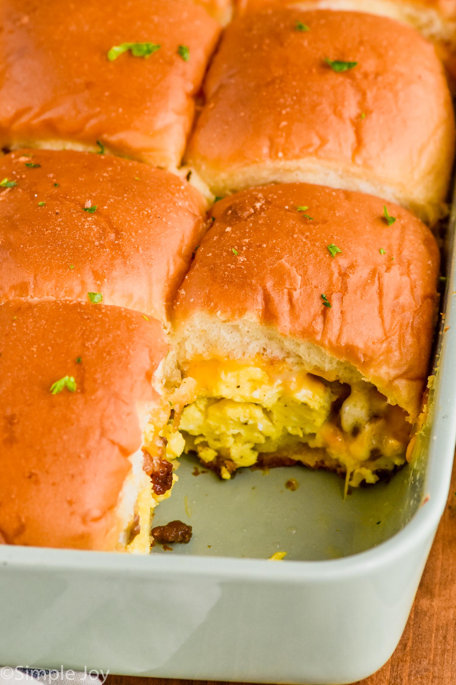 Breakfast Sliders Recipe (Make Ahead!) - Simple Joy