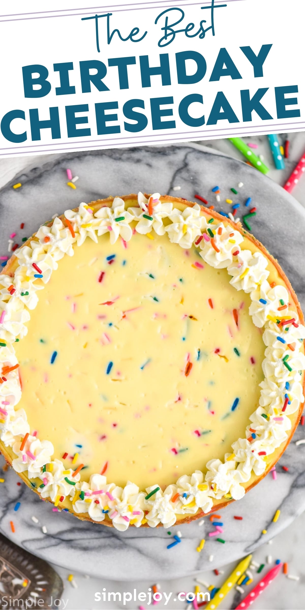 Birthday Cheesecake - Simple Joy