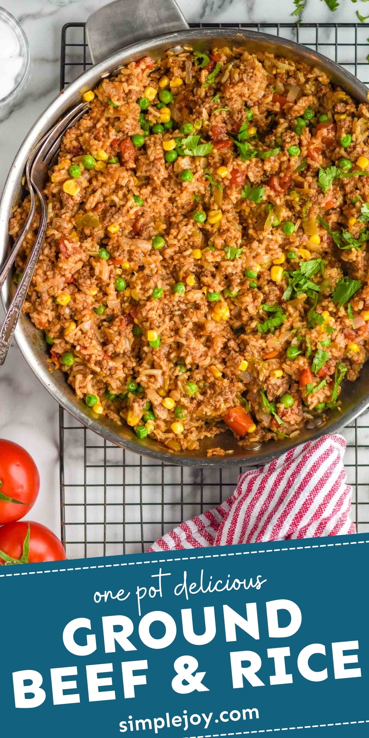Tex Mex Ground Beef and Rice - Simple Joy