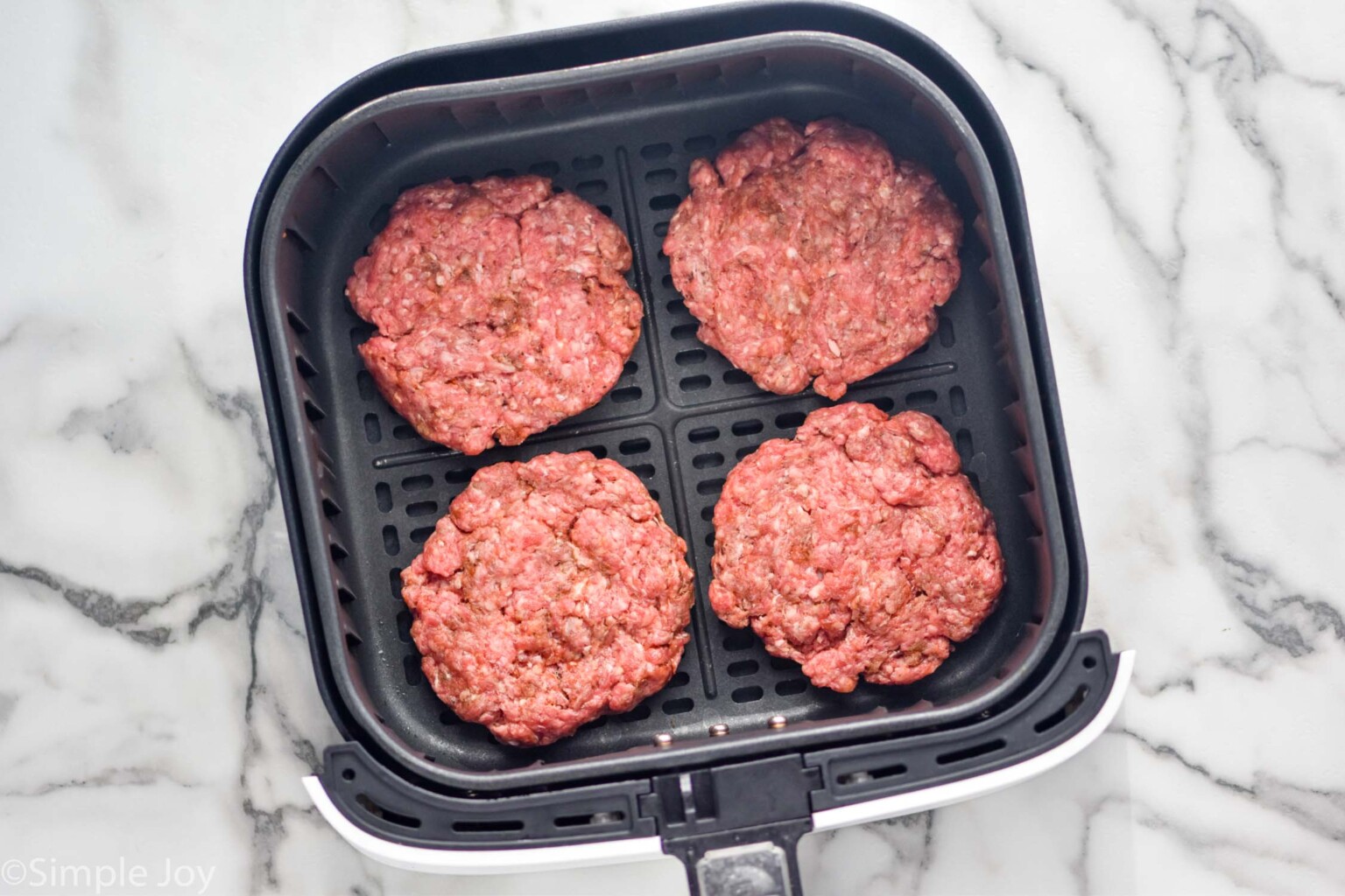 Air Fryer Burgers - Simple Joy