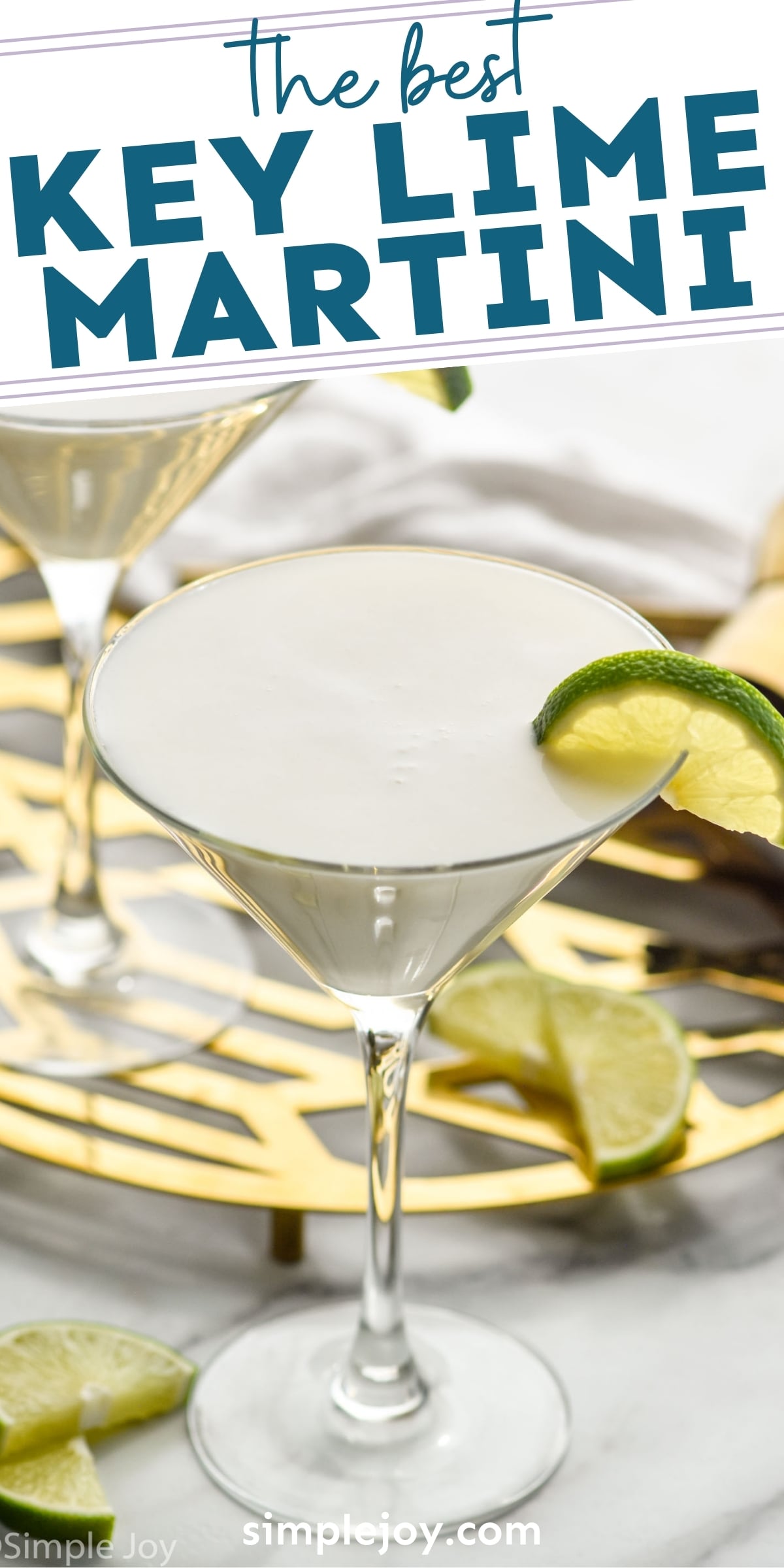 Key Lime Martini - Simple Joy