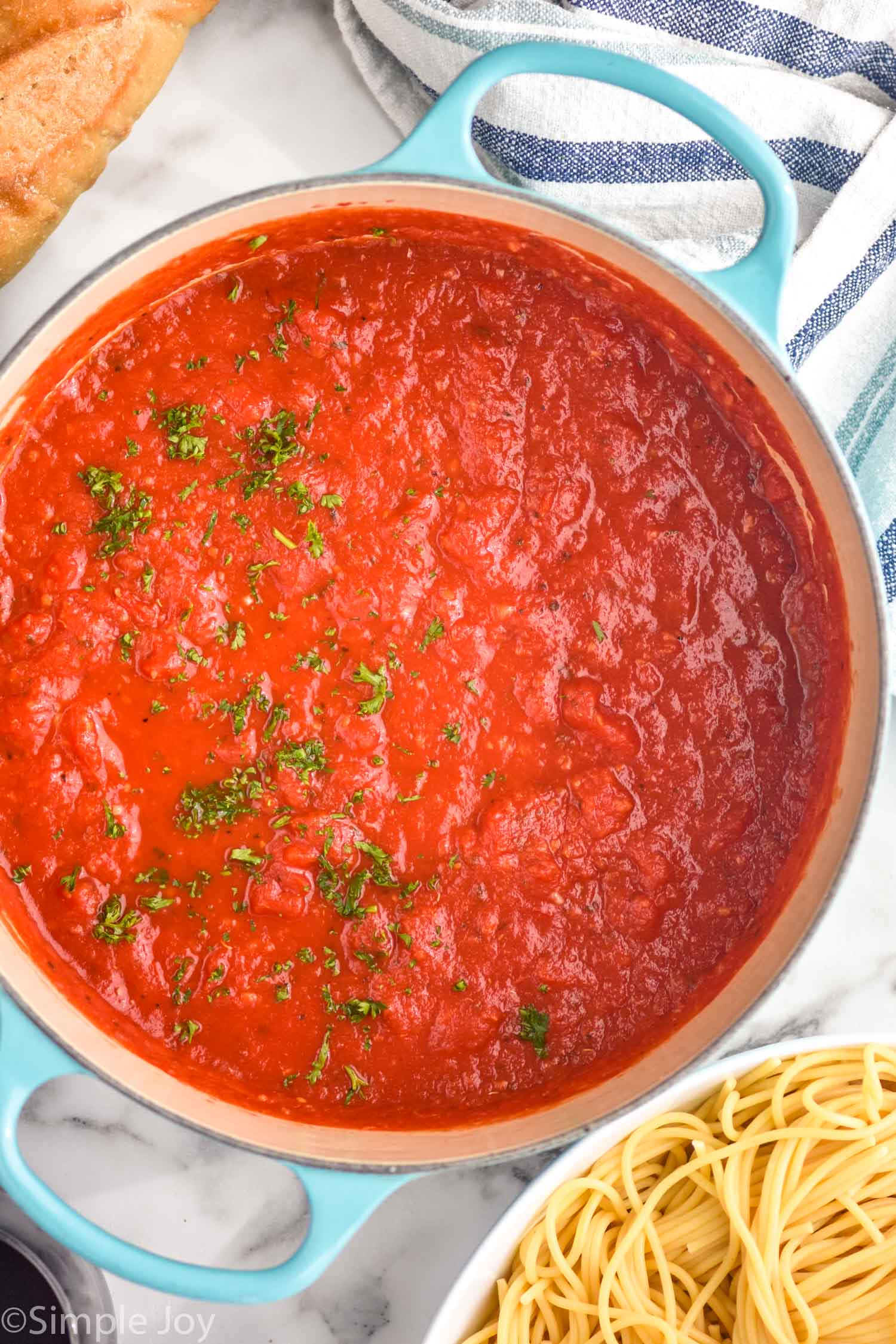 Homemade Spaghetti Sauce Recipe - Simple Joy