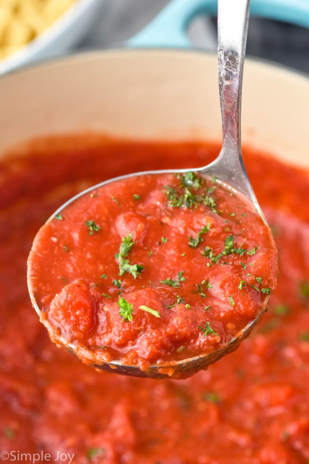 Homemade Spaghetti Sauce Recipe - Simple Joy