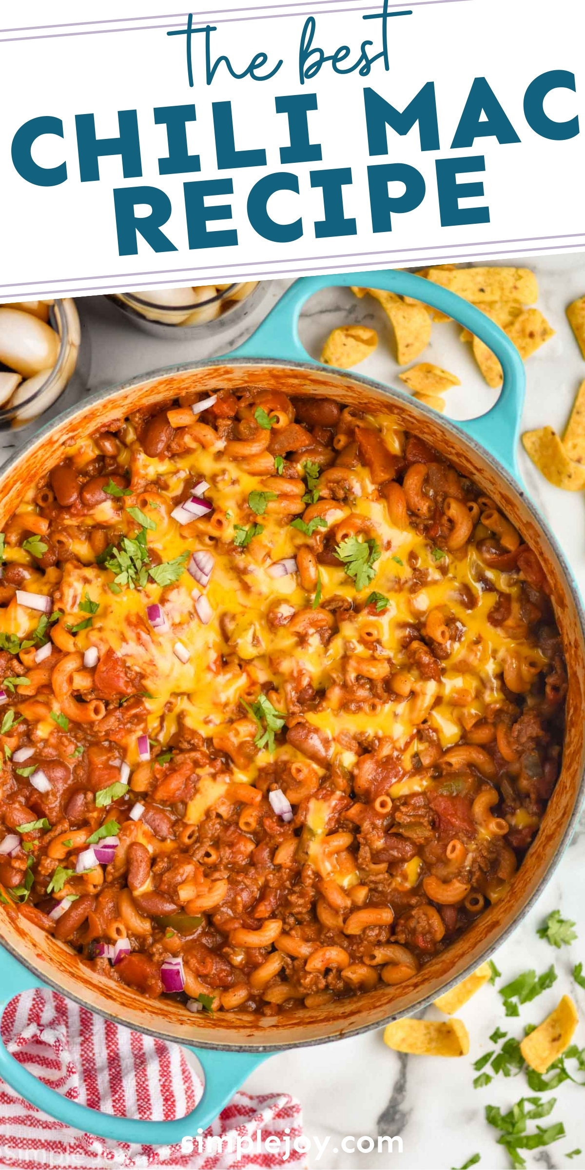 One Pot Chili Mac Recipe - Simple Joy