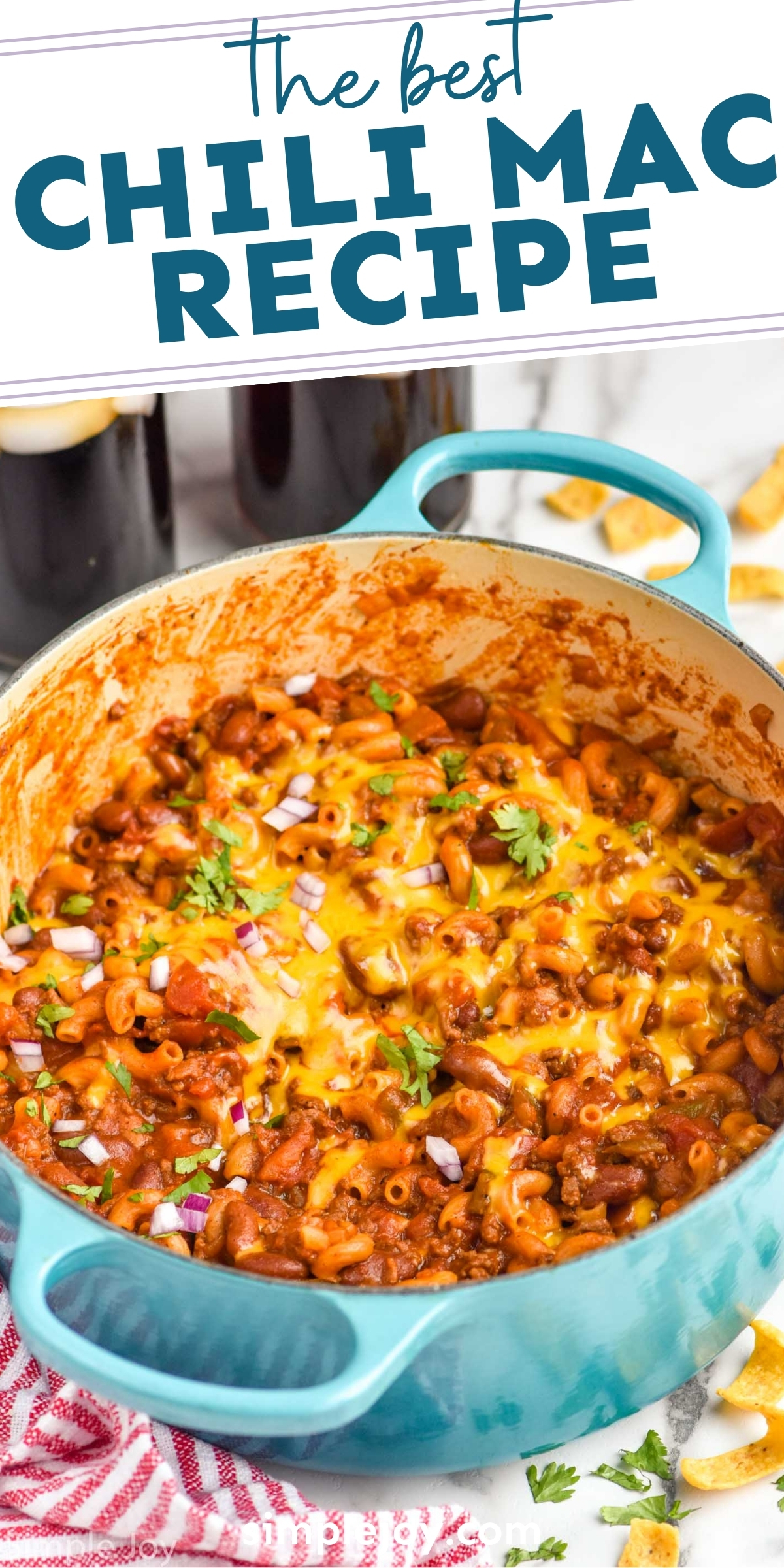 One Pot Chili Mac Recipe - Simple Joy