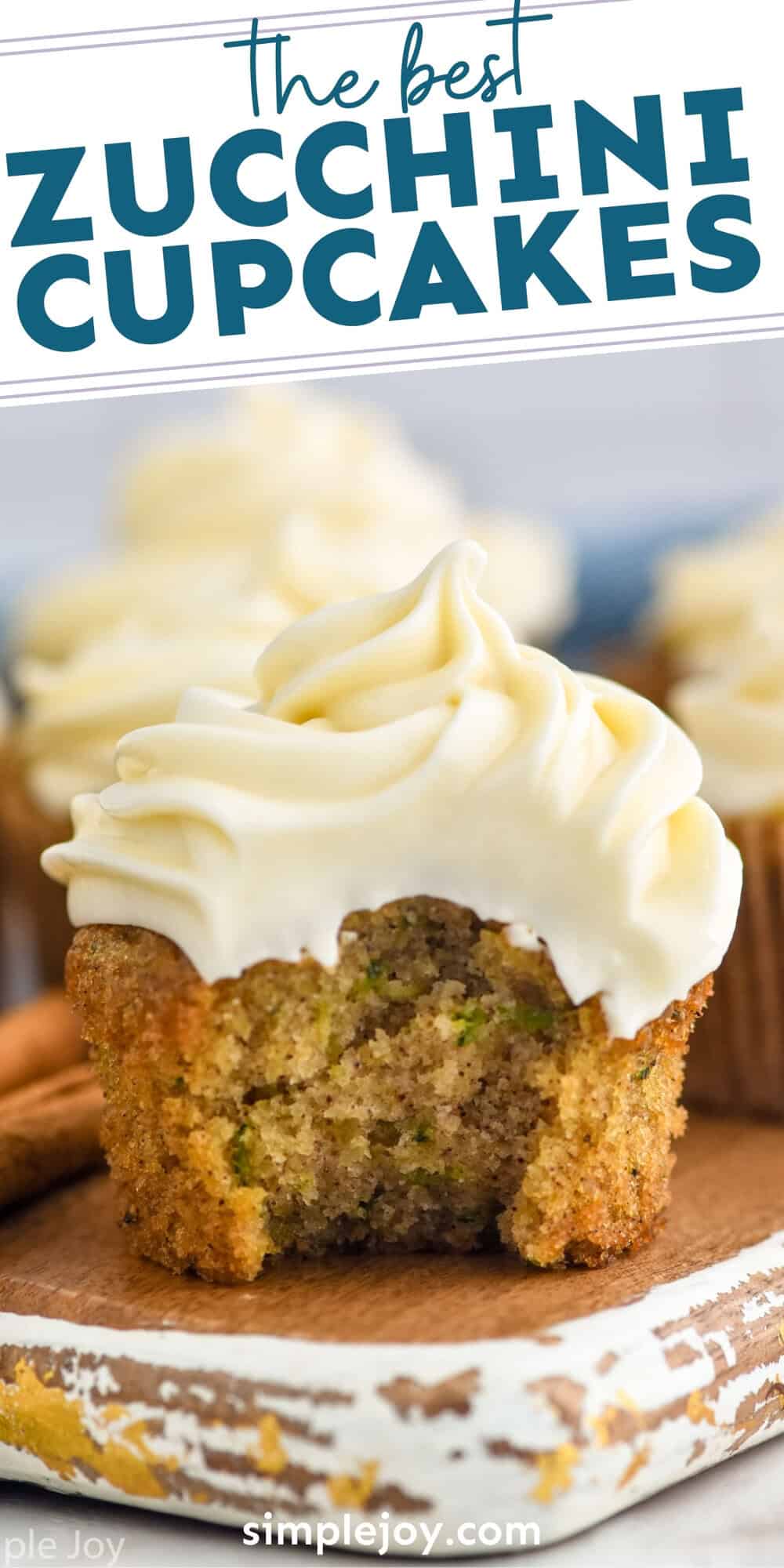 Zucchini Cupcakes - Simple Joy