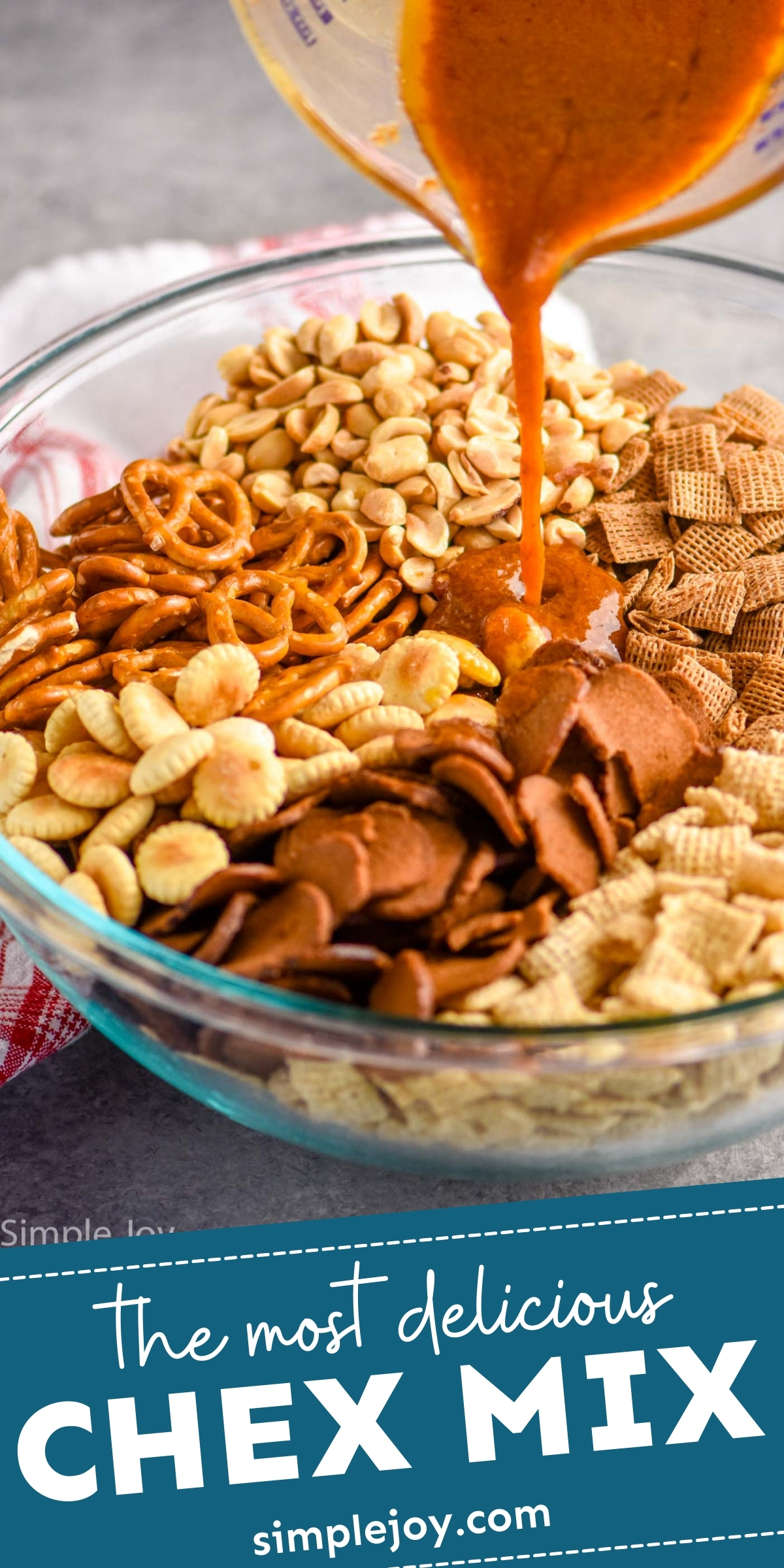 Easy Chex Mix Recipe (Best Seasoning!) - Simple Joy