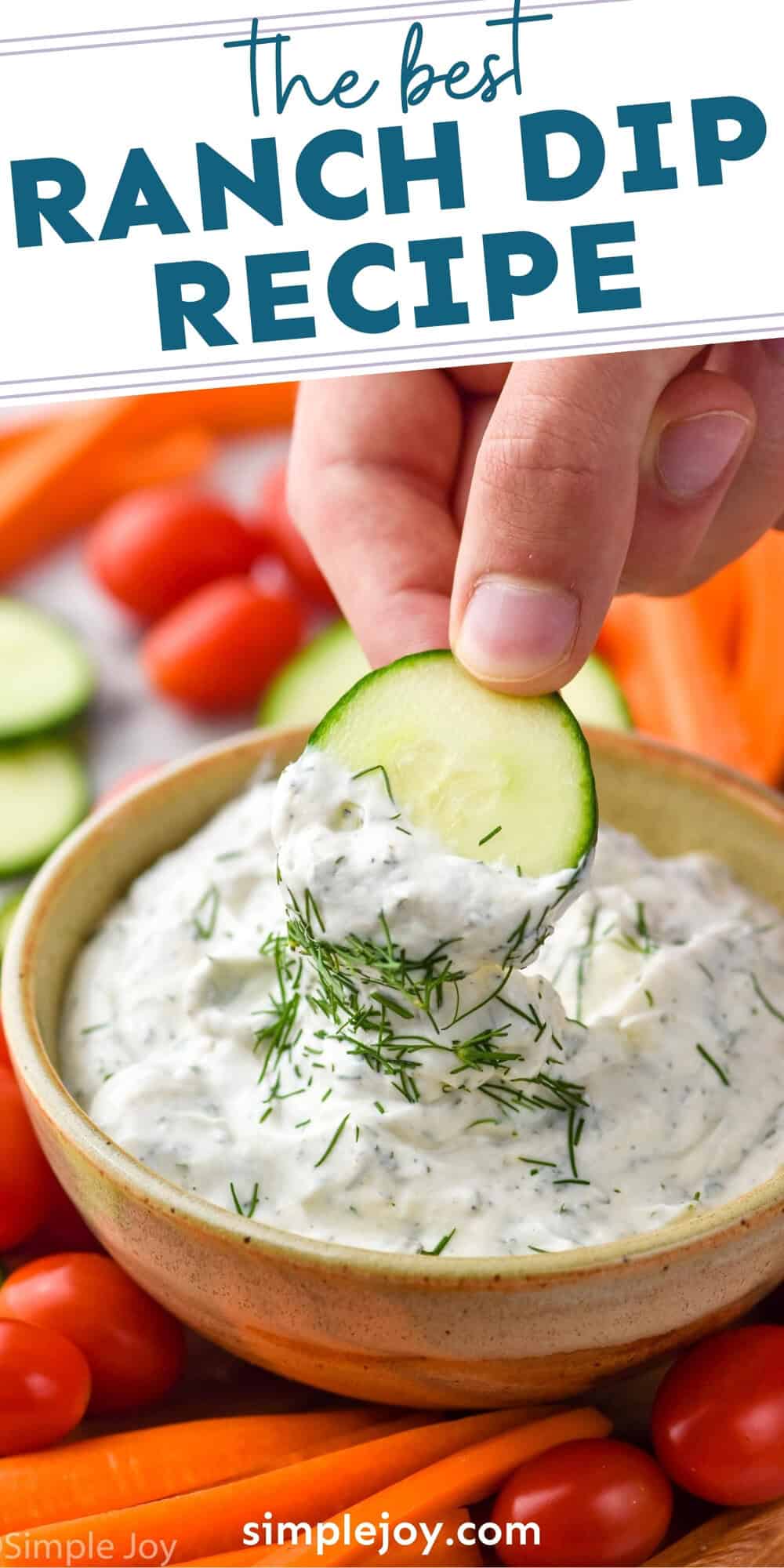 Lighter Ranch Dip - Simple Joy