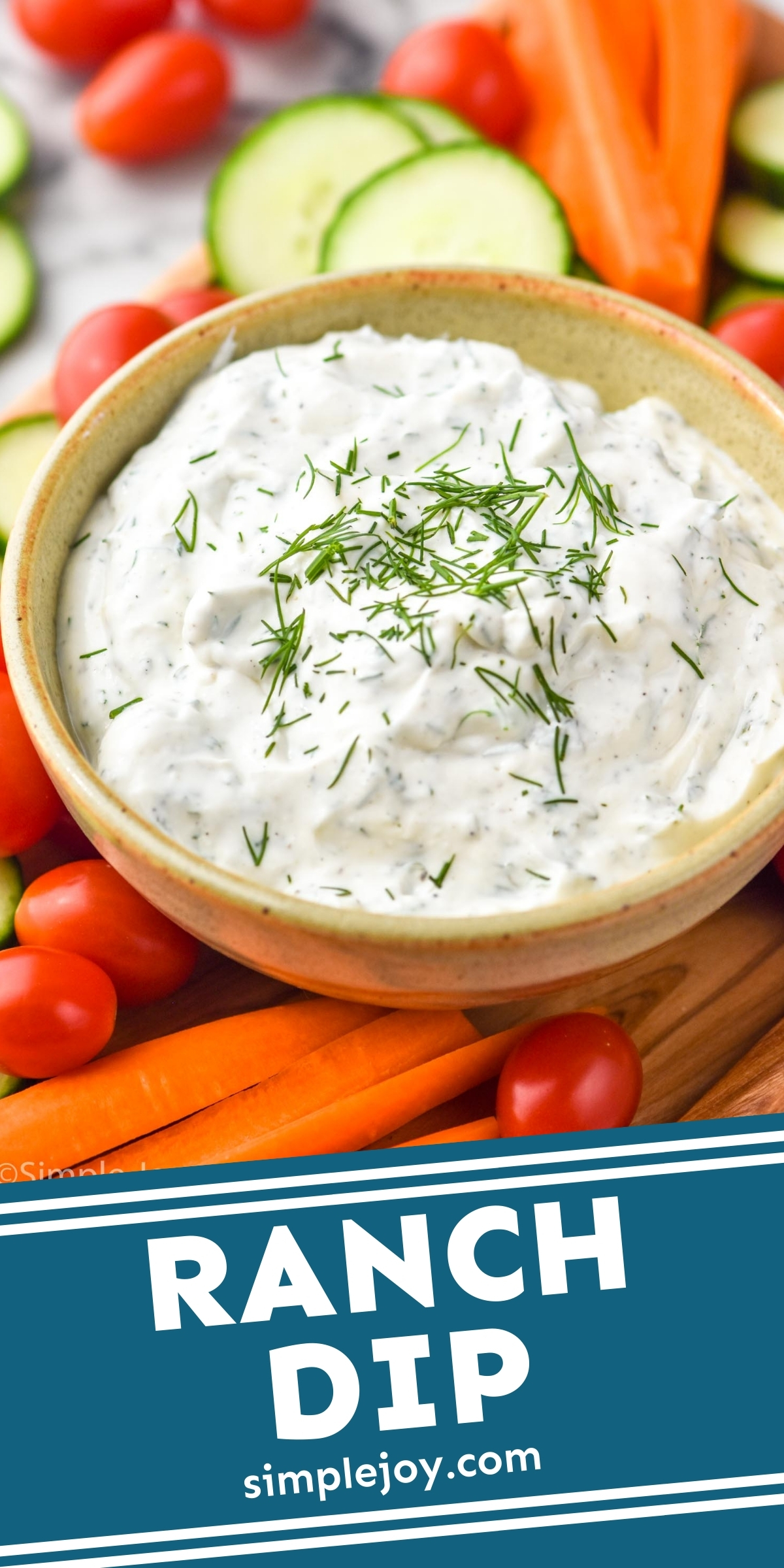 Lighter Ranch Dip - Simple Joy