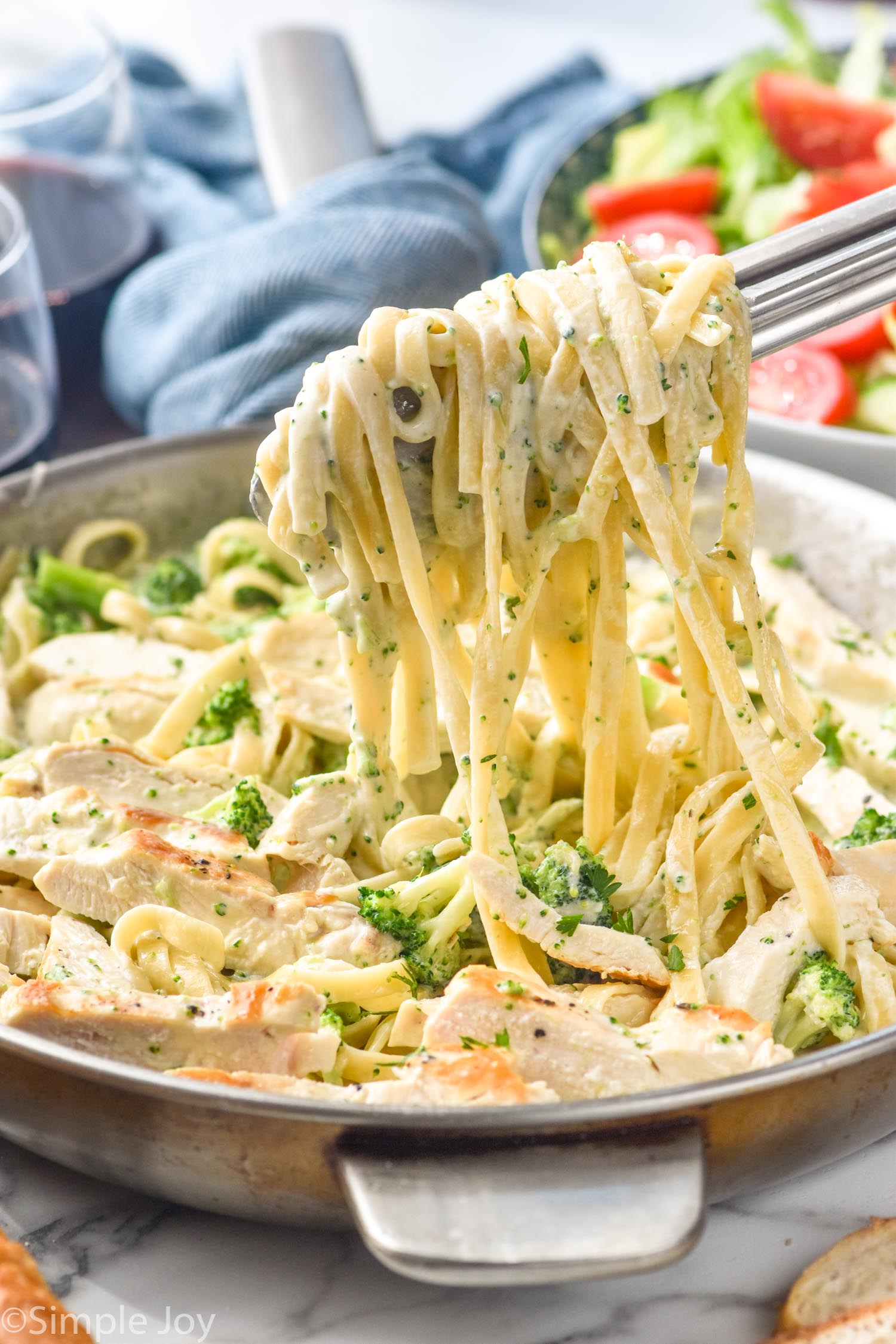Chicken Broccoli Alfredo - Simple Joy