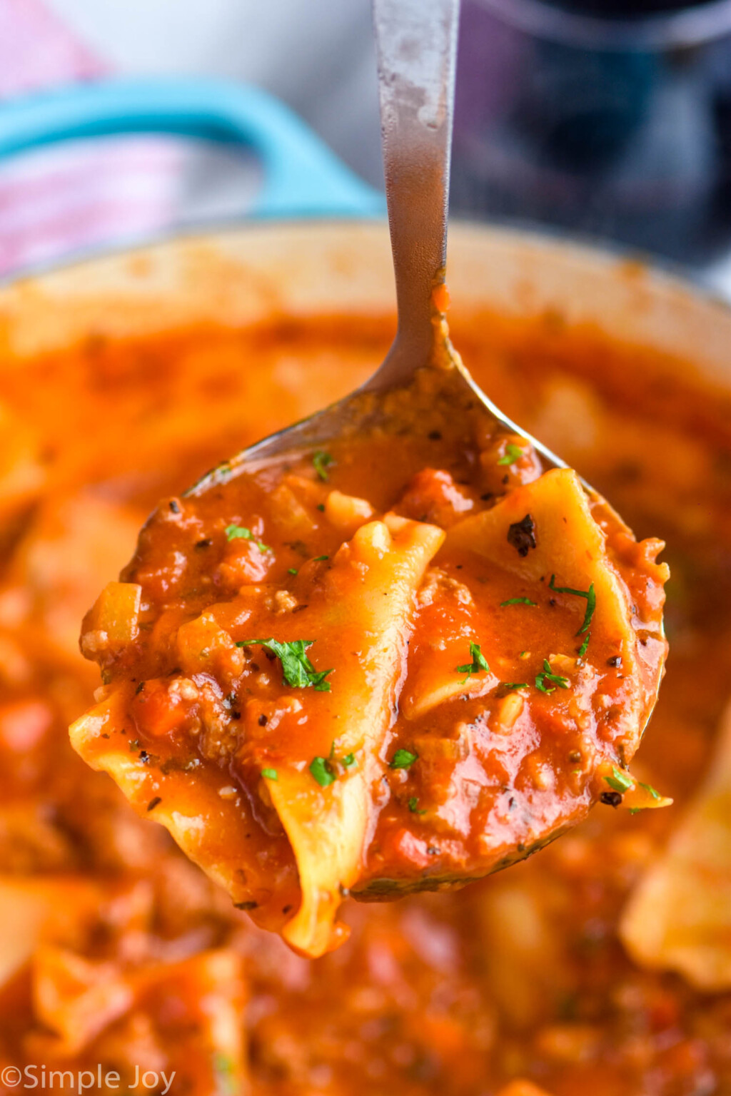 Lasagna Soup - Simple Joy