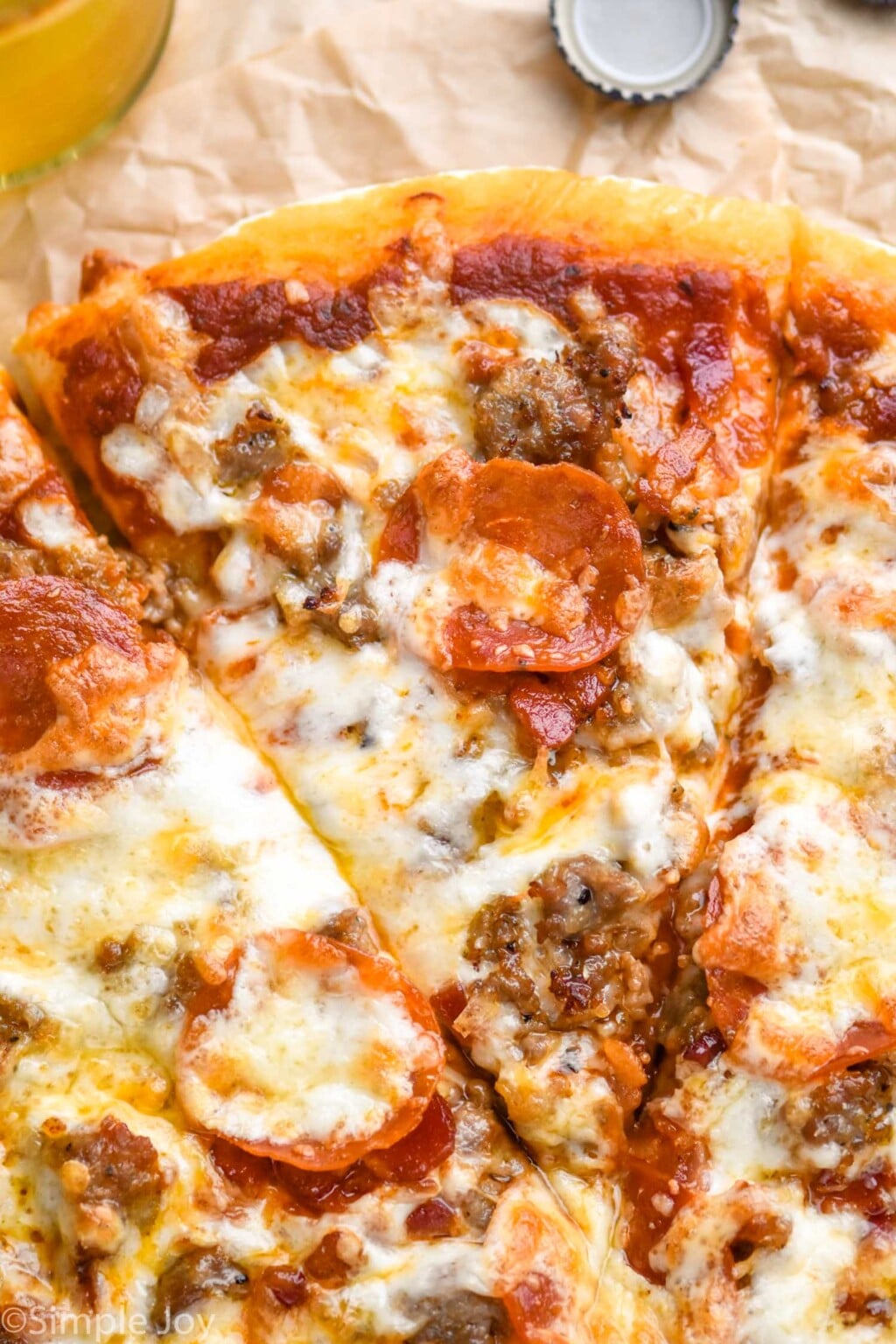 Fresh Bruschetta Pizza - Simple Joy