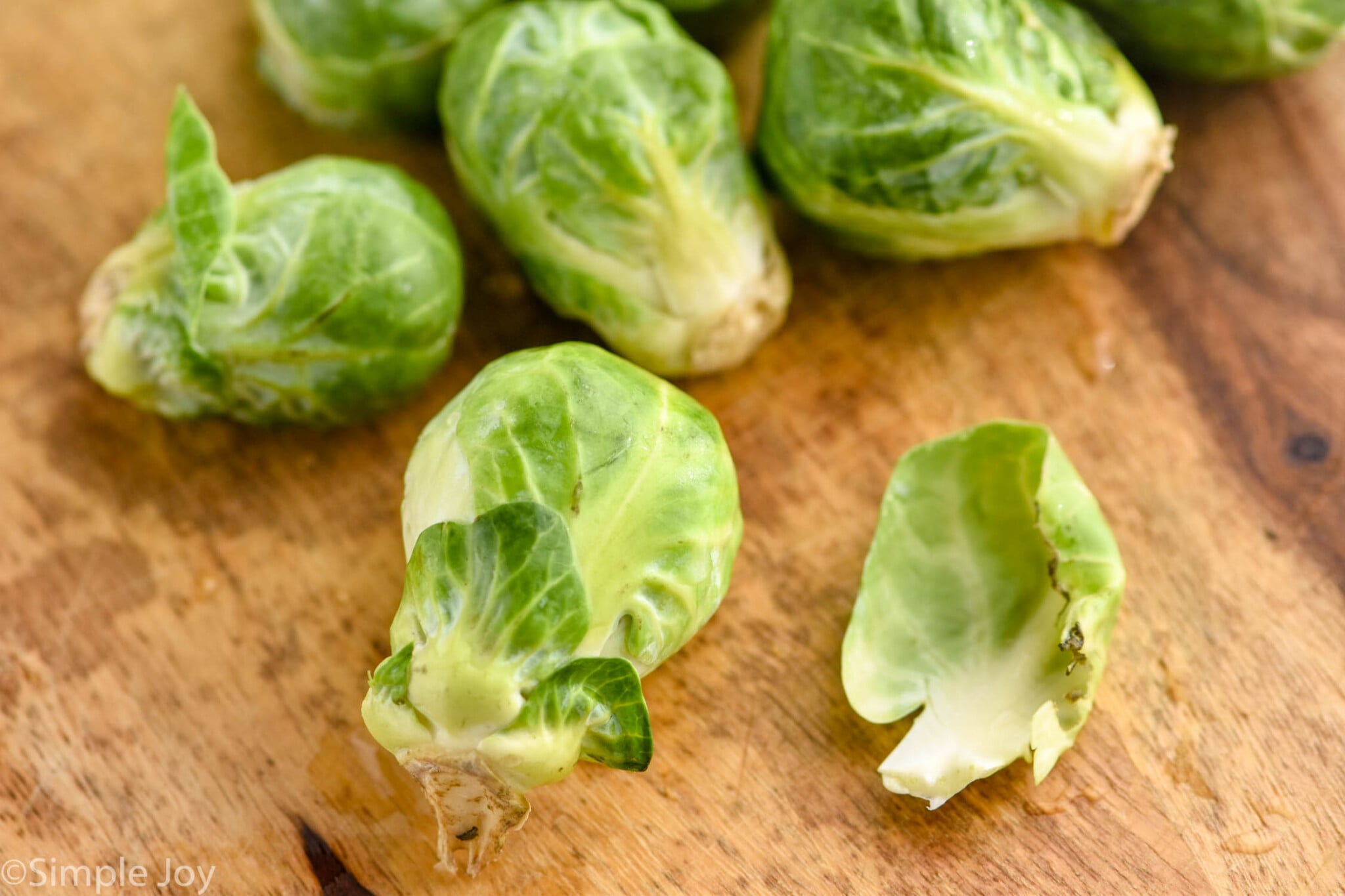How to Cut Brussel Sprouts - Simple Joy