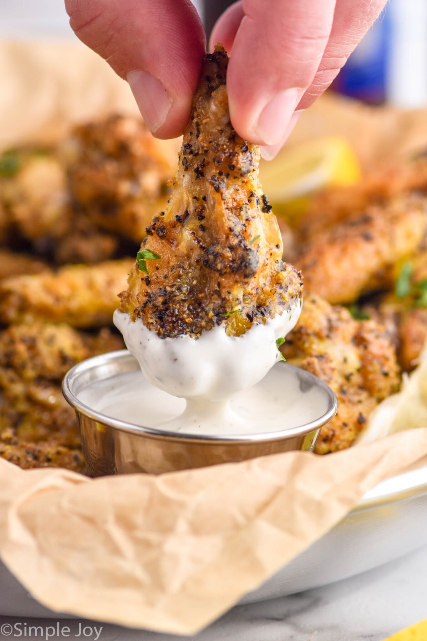 Easy Lemon Pepper Wings - Simple Joy