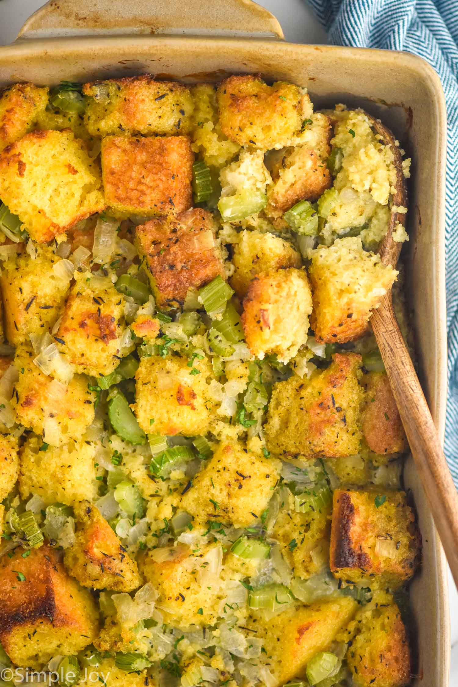 Cornbread Stuffing - Simple Joy