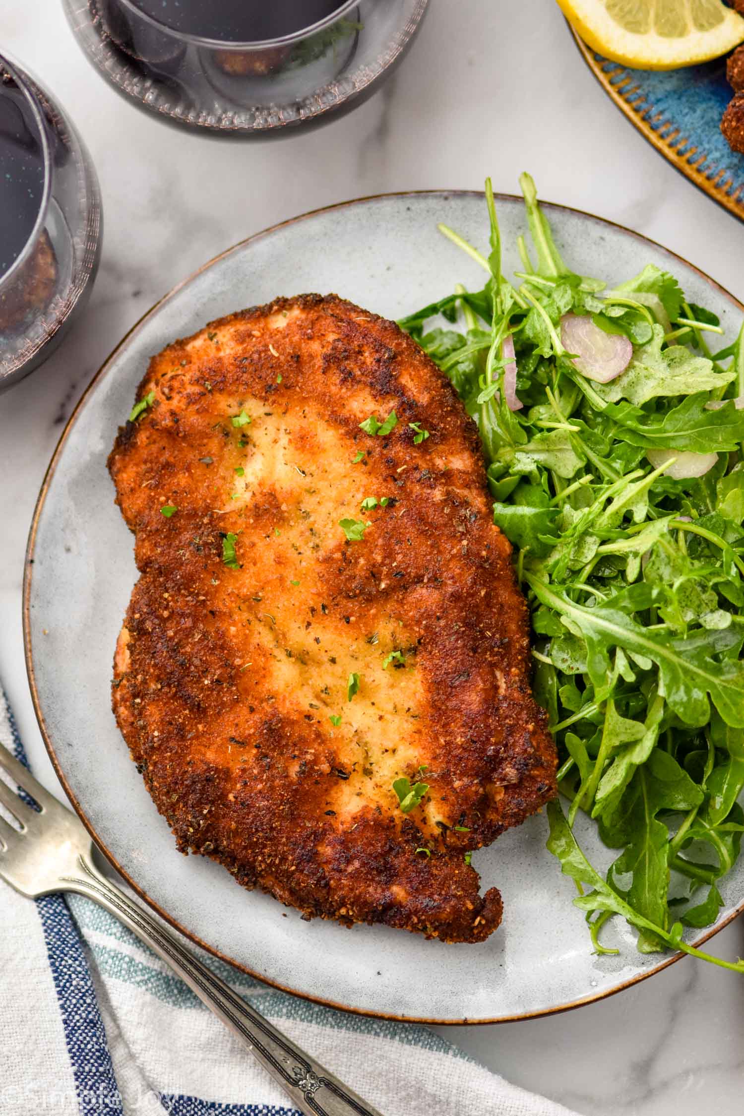 Crispy Chicken Cutlets - Simple Joy