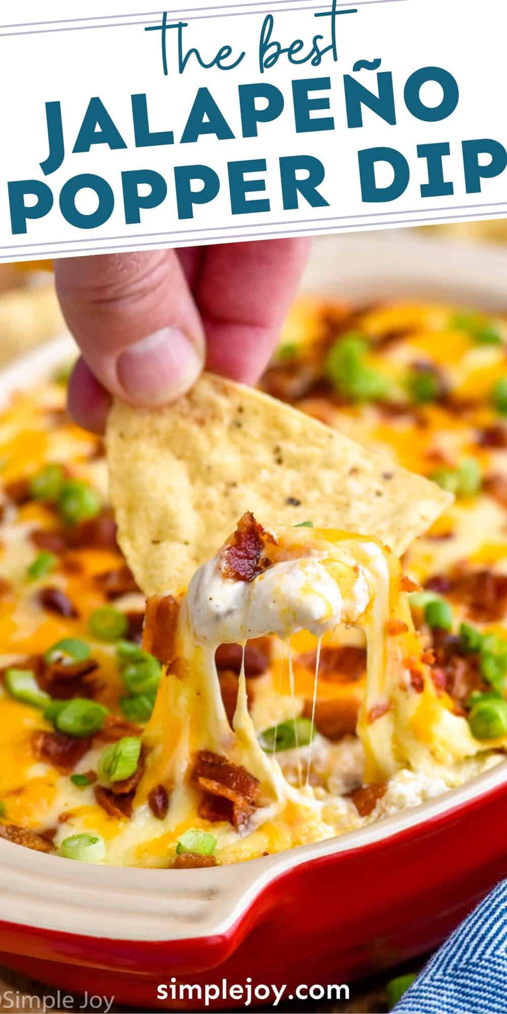 Cheesy Jalapeño Popper Dip - Simple Joy