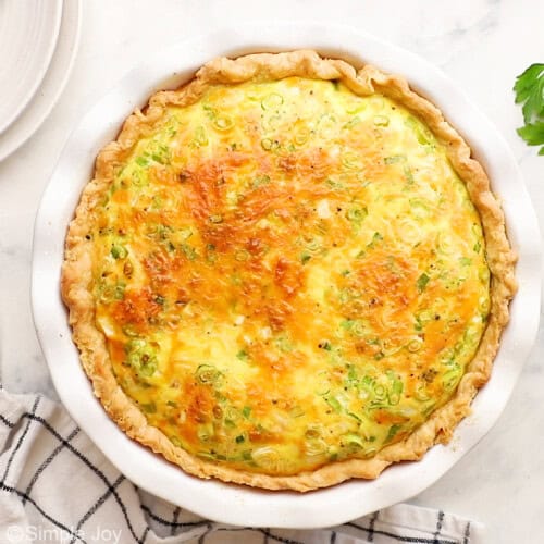 My Go To Quiche Recipe - Simple Joy