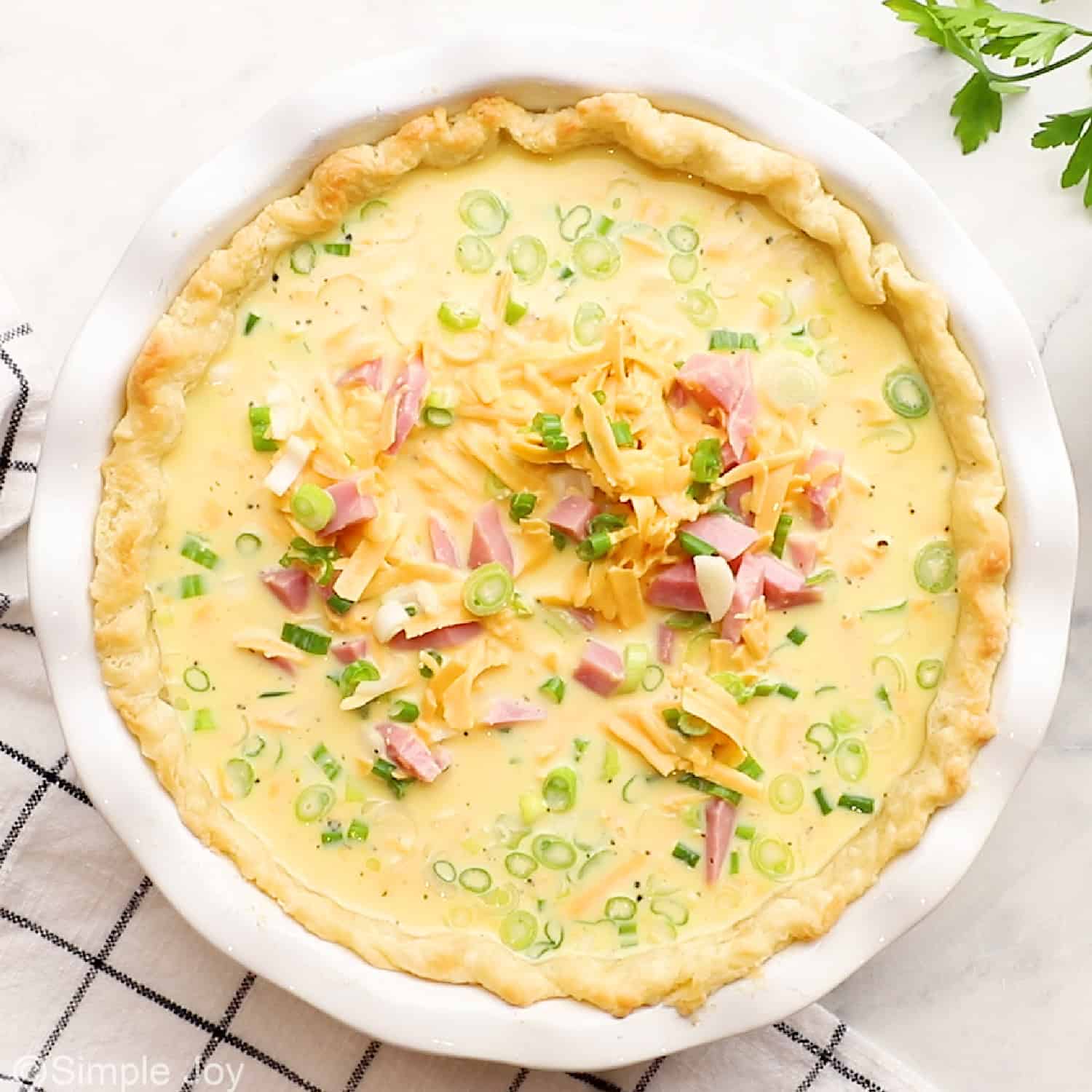 My Go To Quiche Recipe - Simple Joy