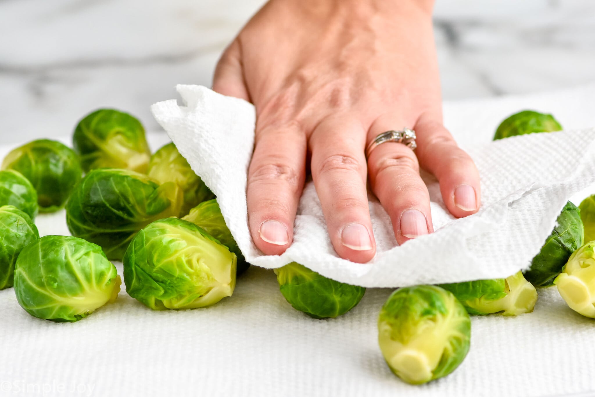 Delicious Smashed Brussel Sprouts - Simple Joy