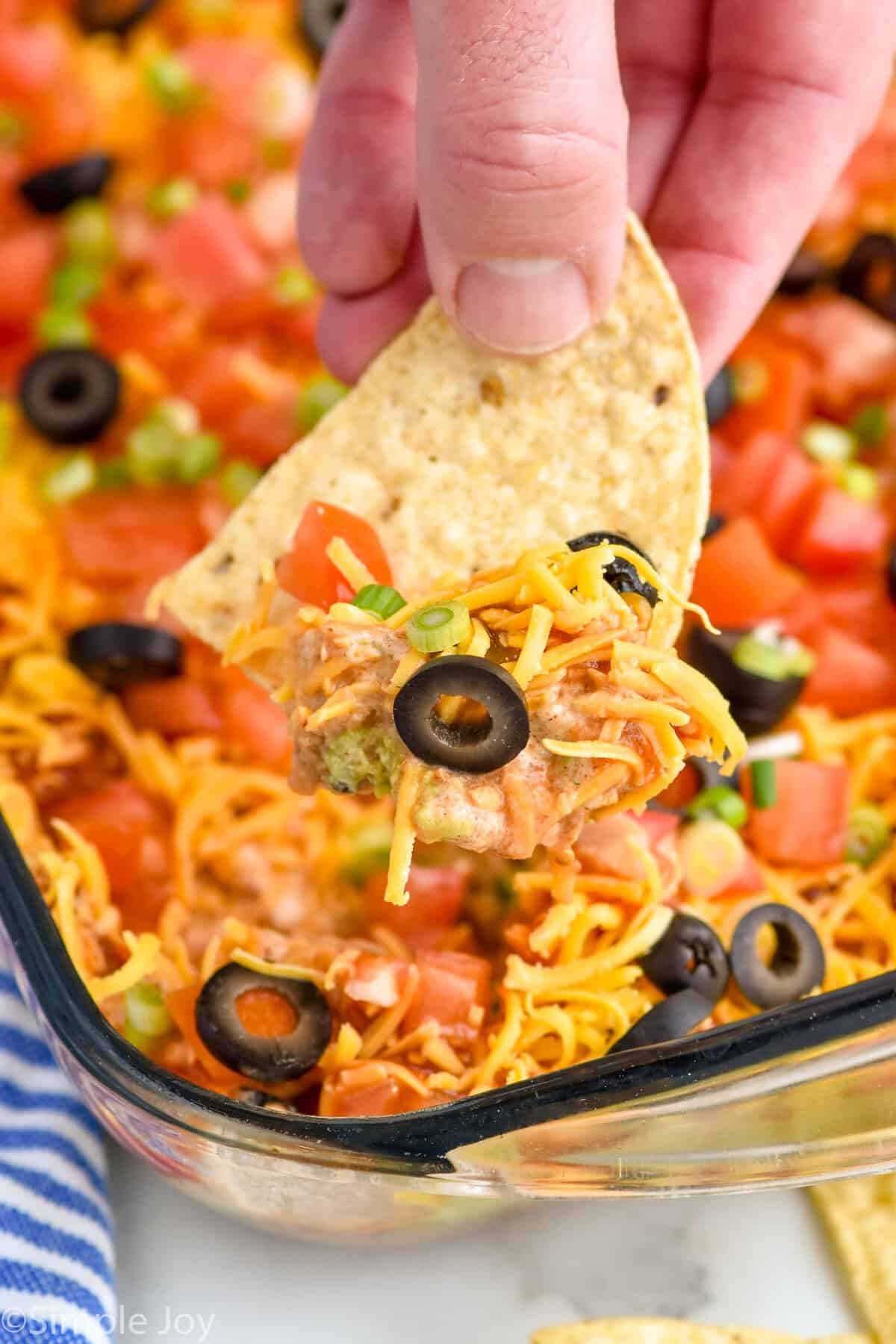 Seven Layer Dip Simple Joy