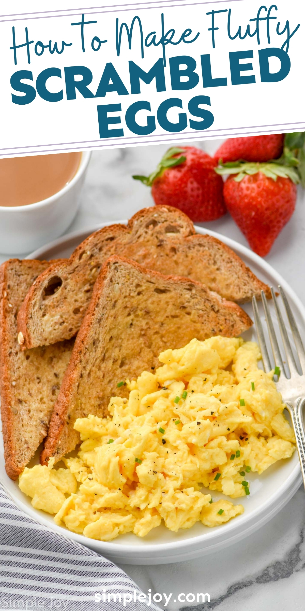 How to Make Scrambled Eggs - Simple Joy