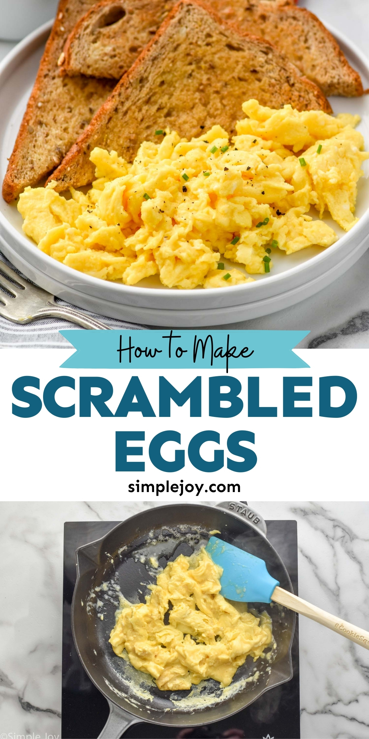 How to Make Scrambled Eggs - Simple Joy