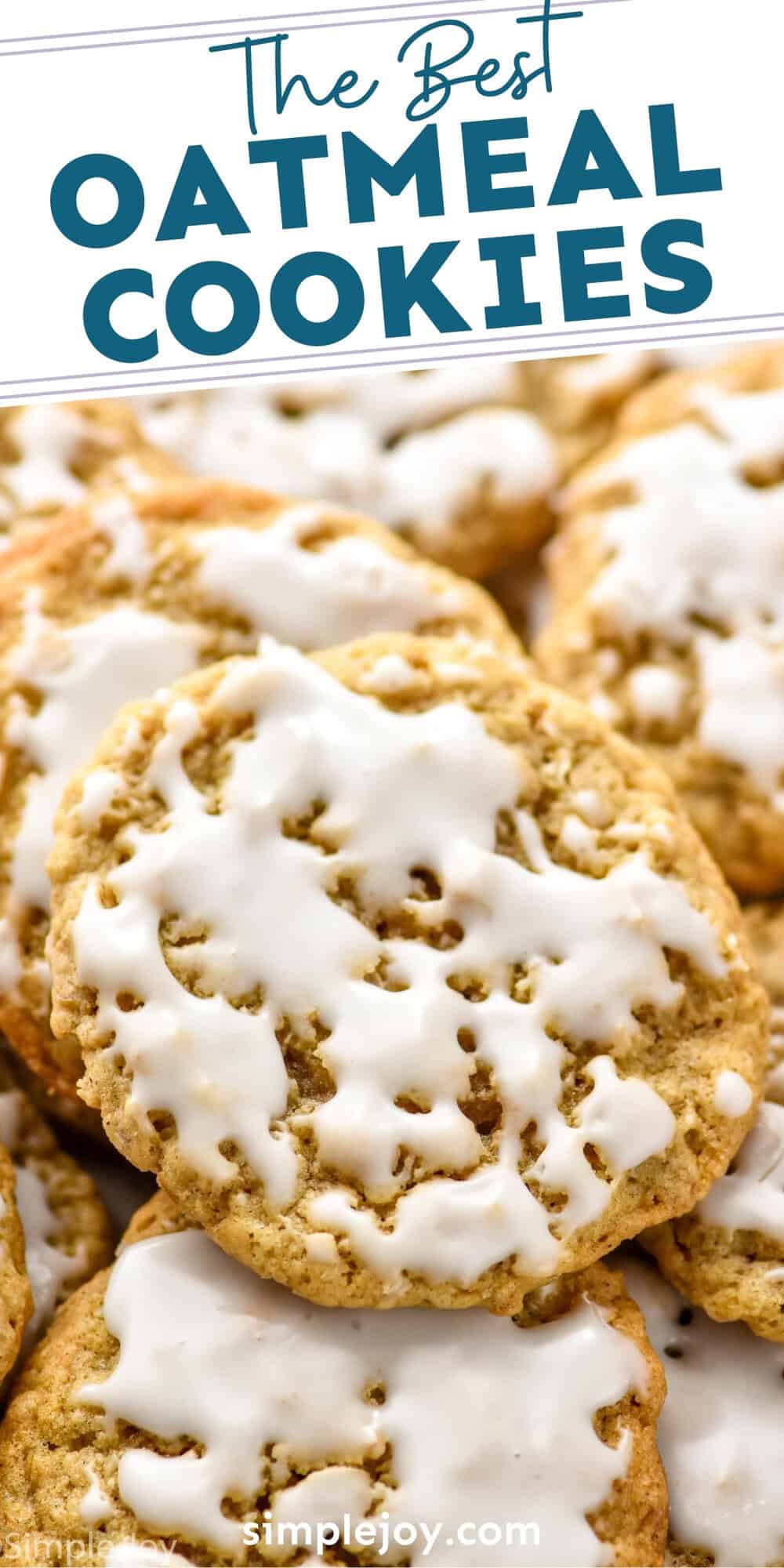 Chewy Oatmeal Cookie Recipe - Simple Joy