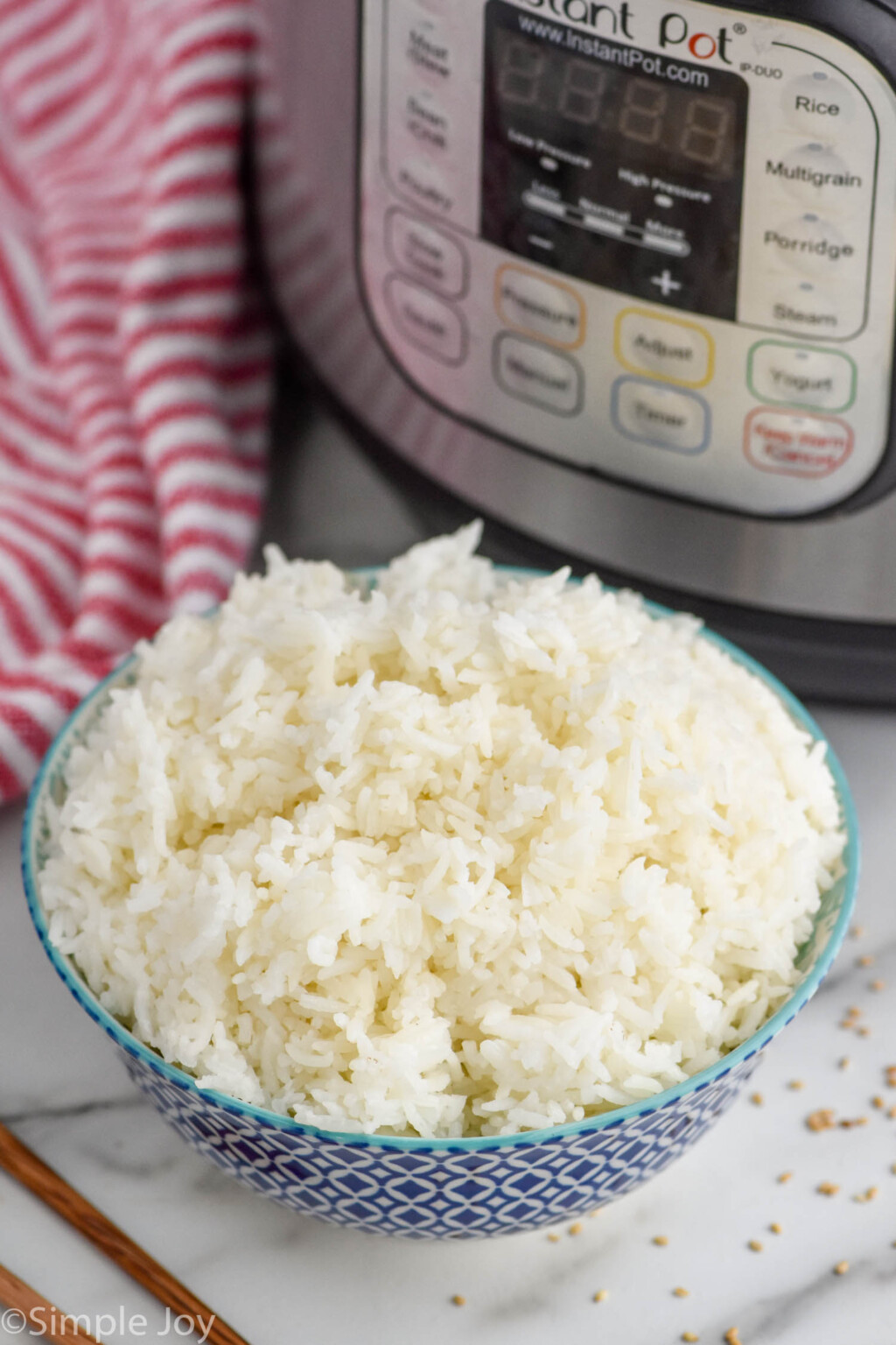 Instant Pot Rice - Simple Joy