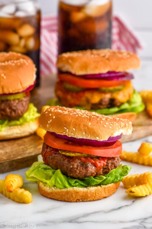 Hamburger - The Best Recipe for Grilling - Simple Joy