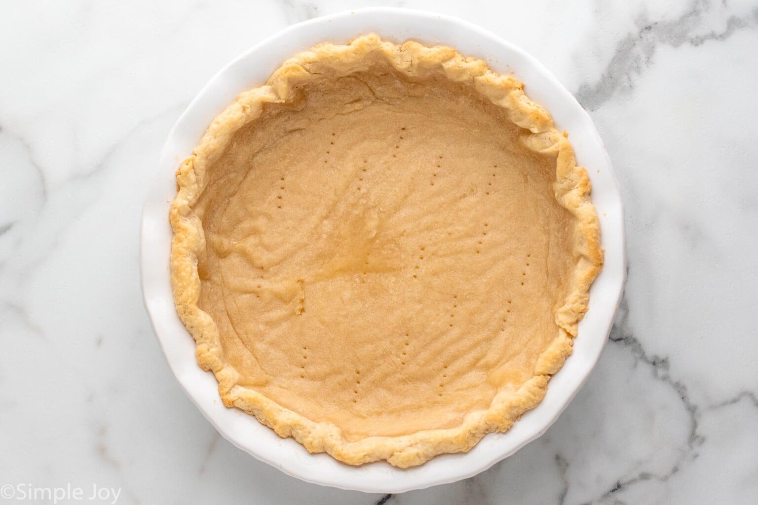How to Blind Bake a Pie Crust - Simple Joy