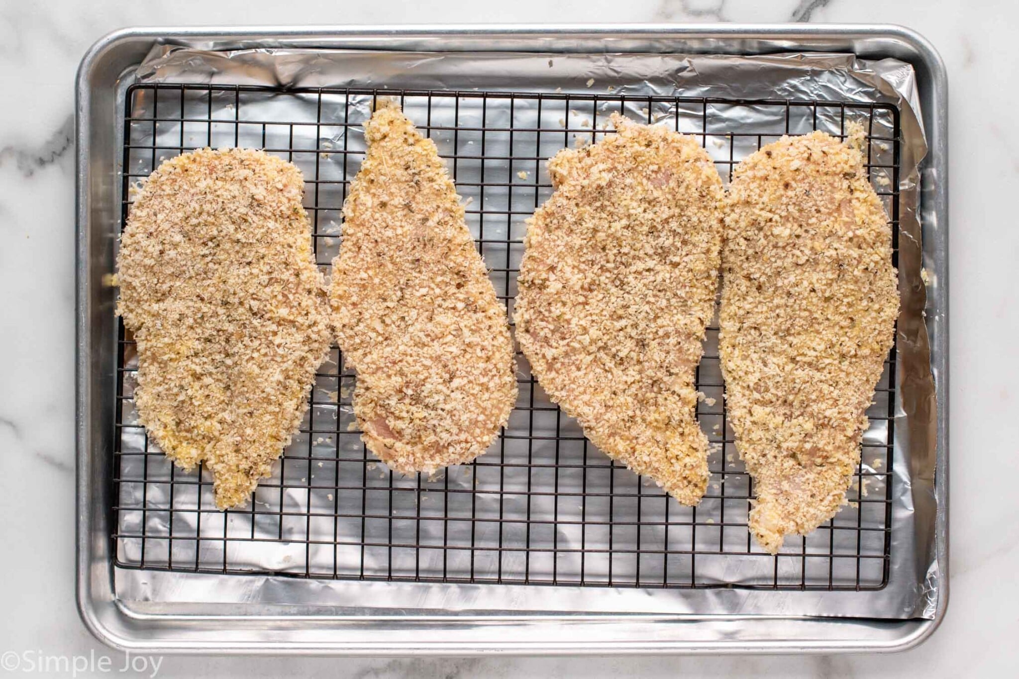 Parmesan Crusted Chicken - Simple Joy