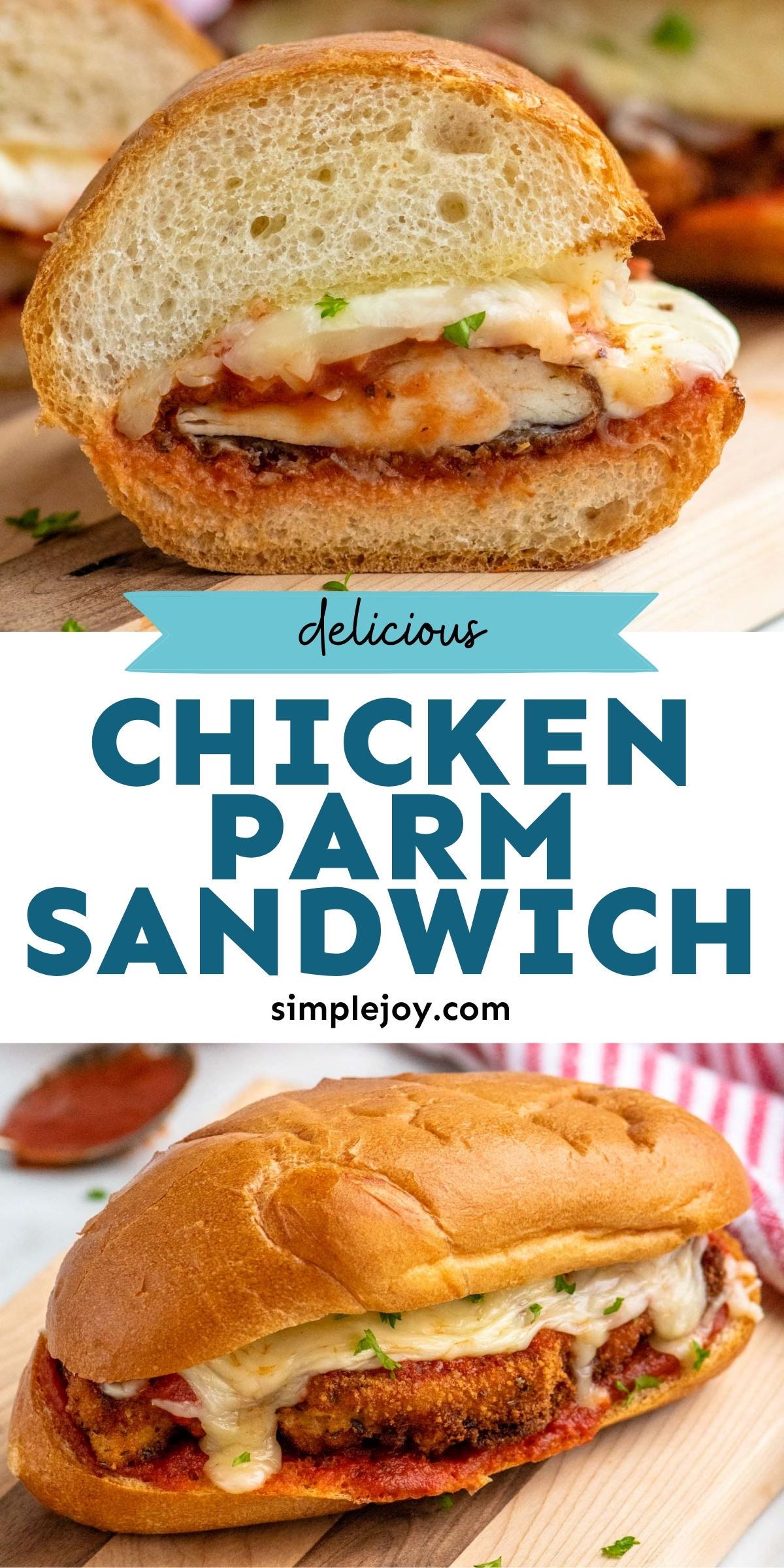 Mouthwatering Chicken Parm Sandwich - Simple Joy