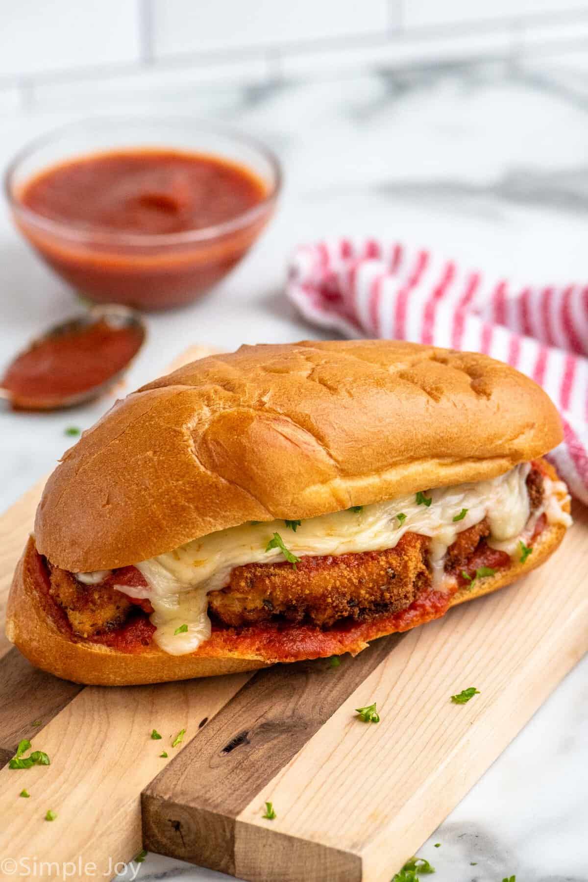 Mouthwatering Chicken Parm Sandwich - Simple Joy