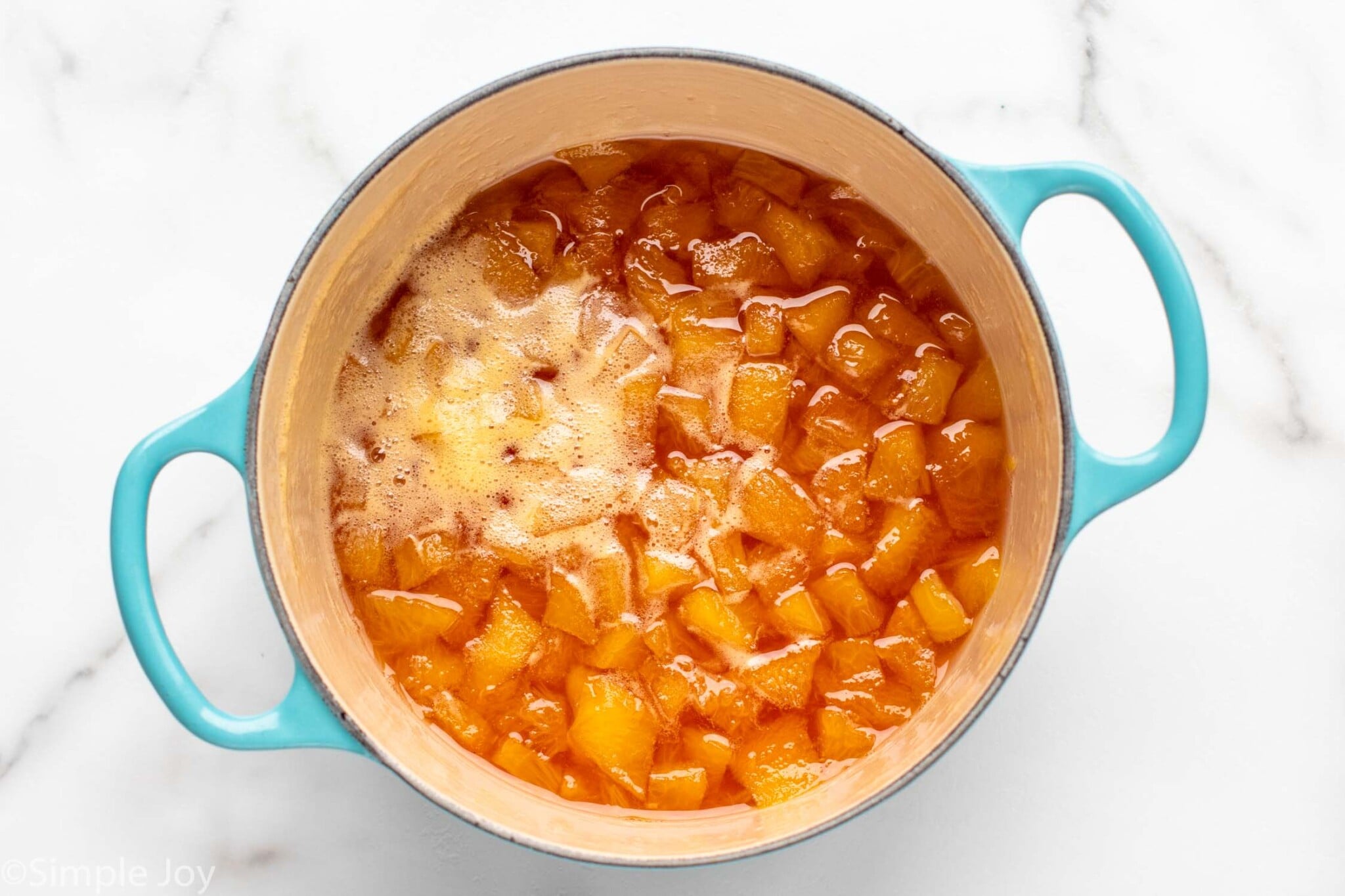 Super Simple Peach Syrup - Simple Joy