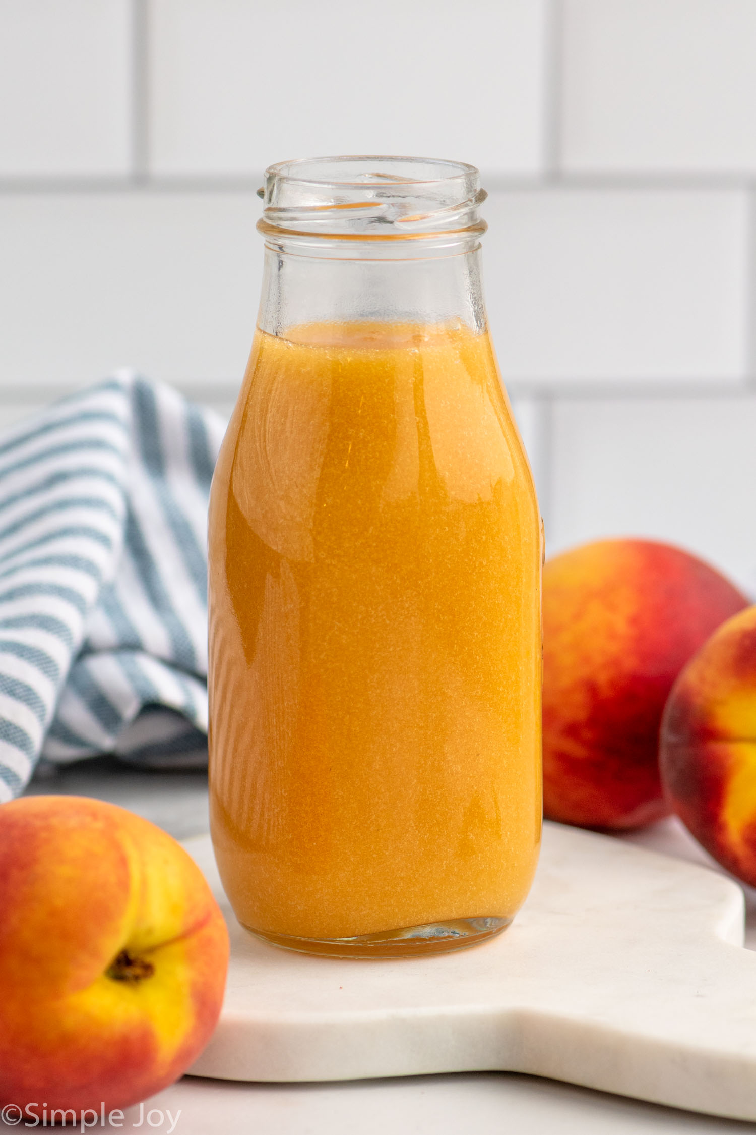 Super Simple Peach Syrup - Simple Joy