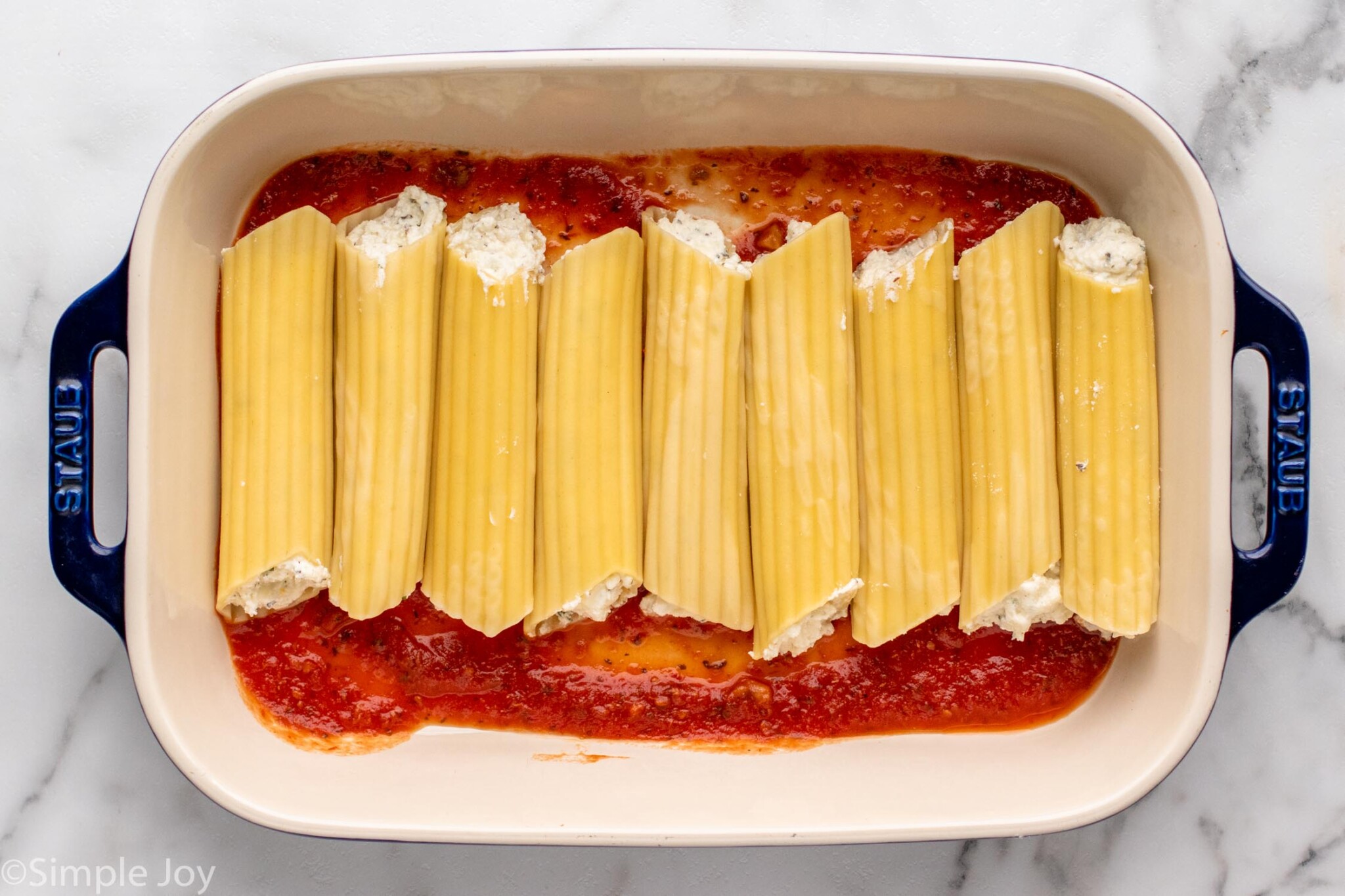 Delicious Cheese Manicotti - Simple Joy